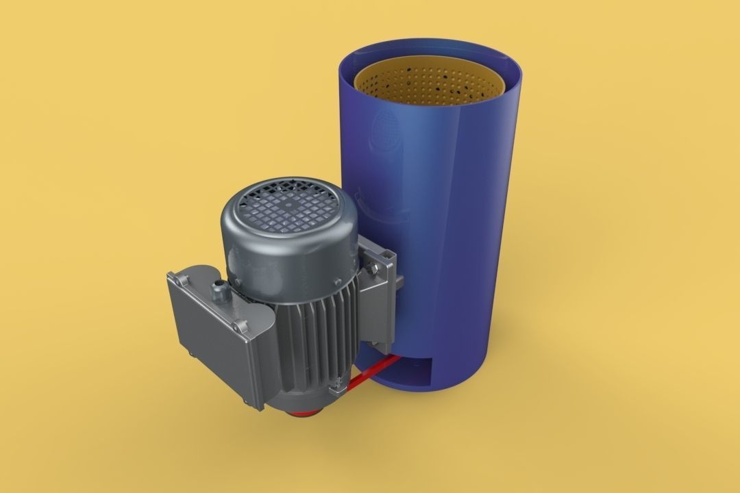 CENTRIFUGAL SPIN SPINNER DRYER MINI HYDRO OIL DRYER MACHINE 3D model ...
