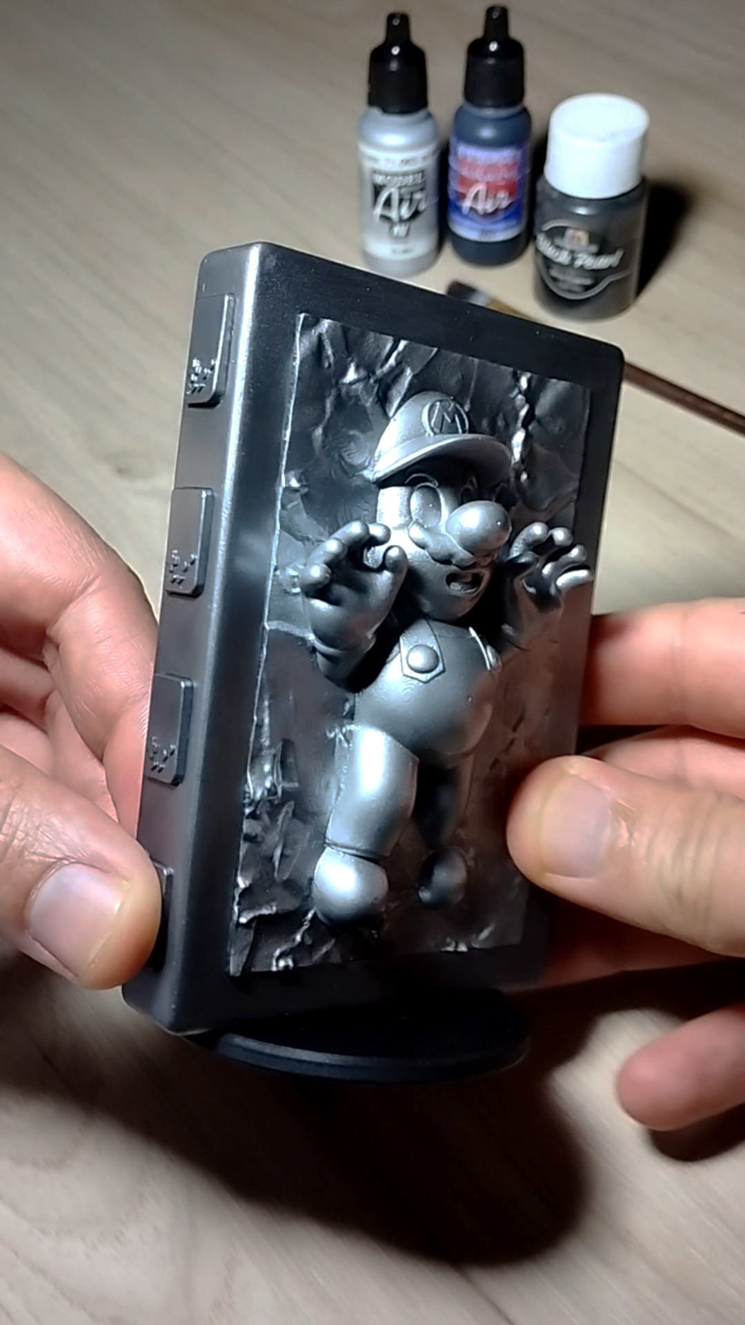 Mario frozen in carbonite 3D model 3D printable | CGTrader