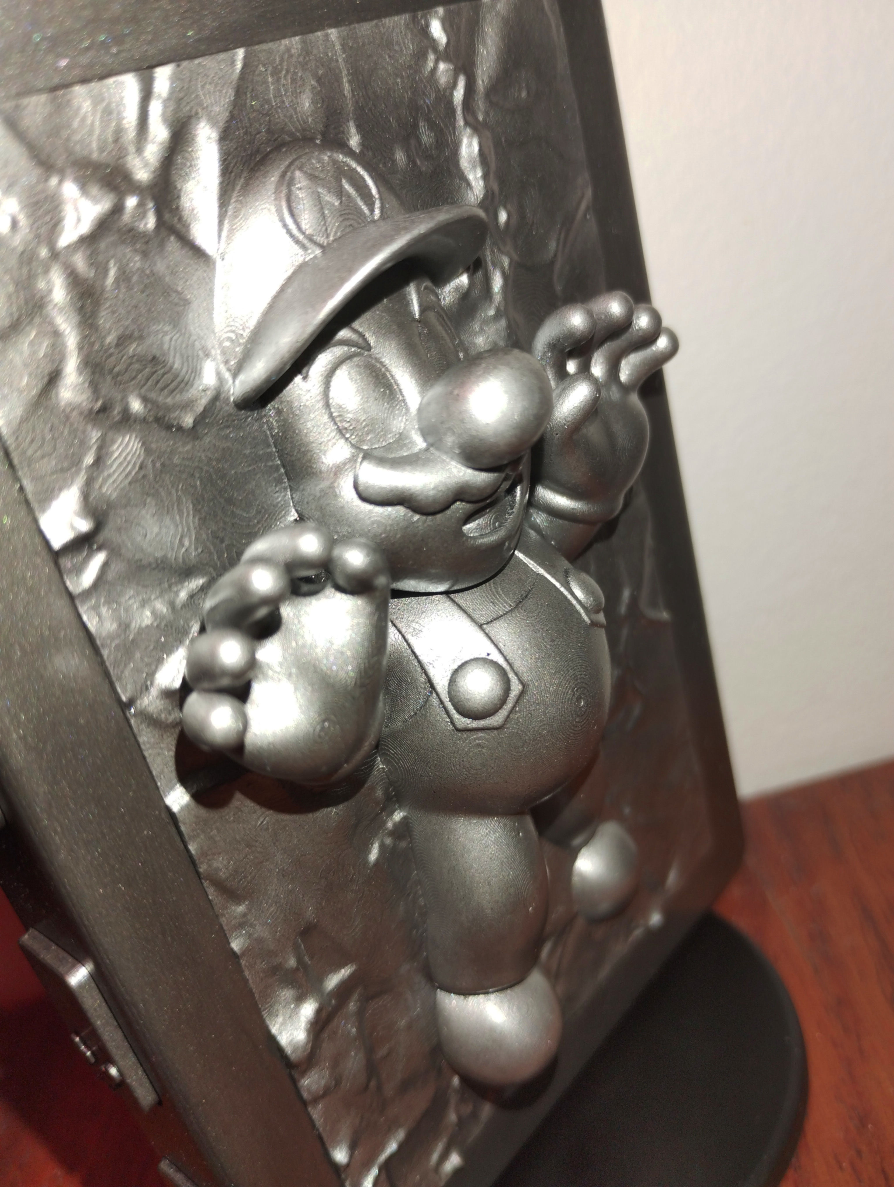 Mario frozen in carbonite 3D model 3D printable | CGTrader