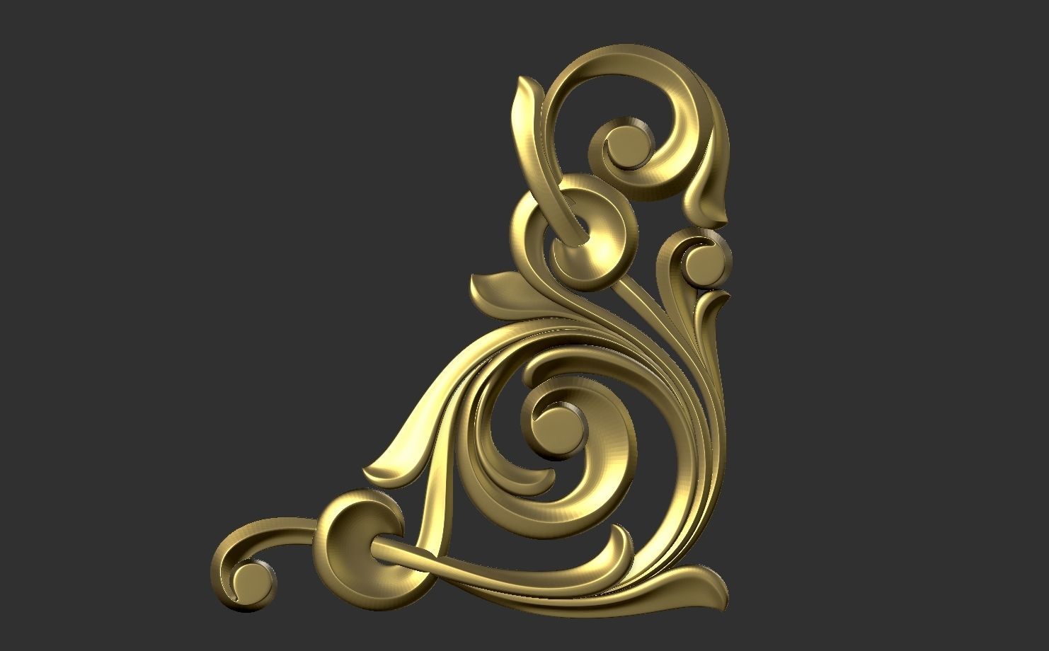 Pattern in the corner 3D model 3D model | CGTrader