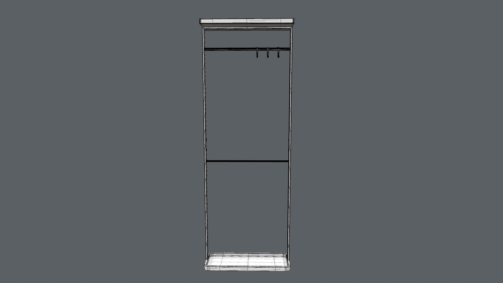 Clothes rack 3D model | CGTrader