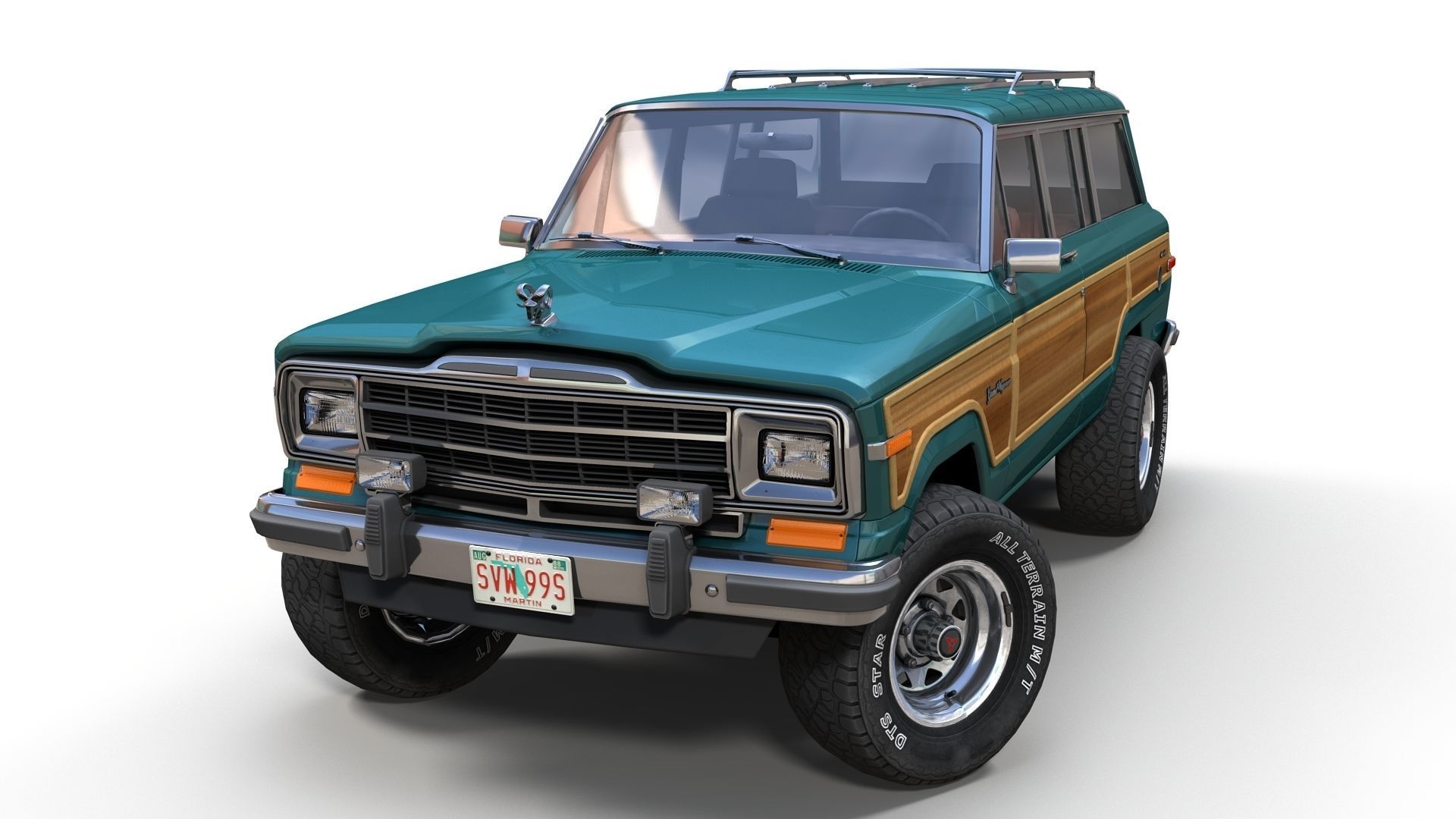 3D model Offroad Jeep Wagoneer VR / AR / low-poly | CGTrader