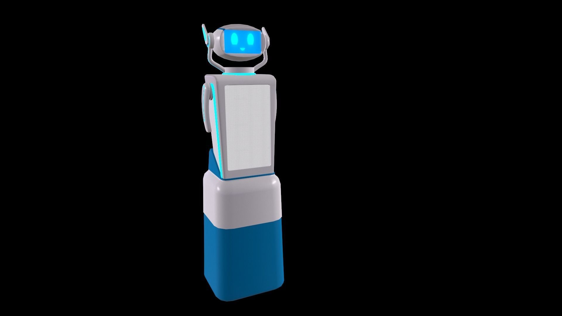 3D model Touch Robot screen for events and booth VR / AR / low-poly ...