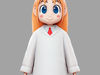 Hakase From Nichijou 3D free 3D model | CGTrader