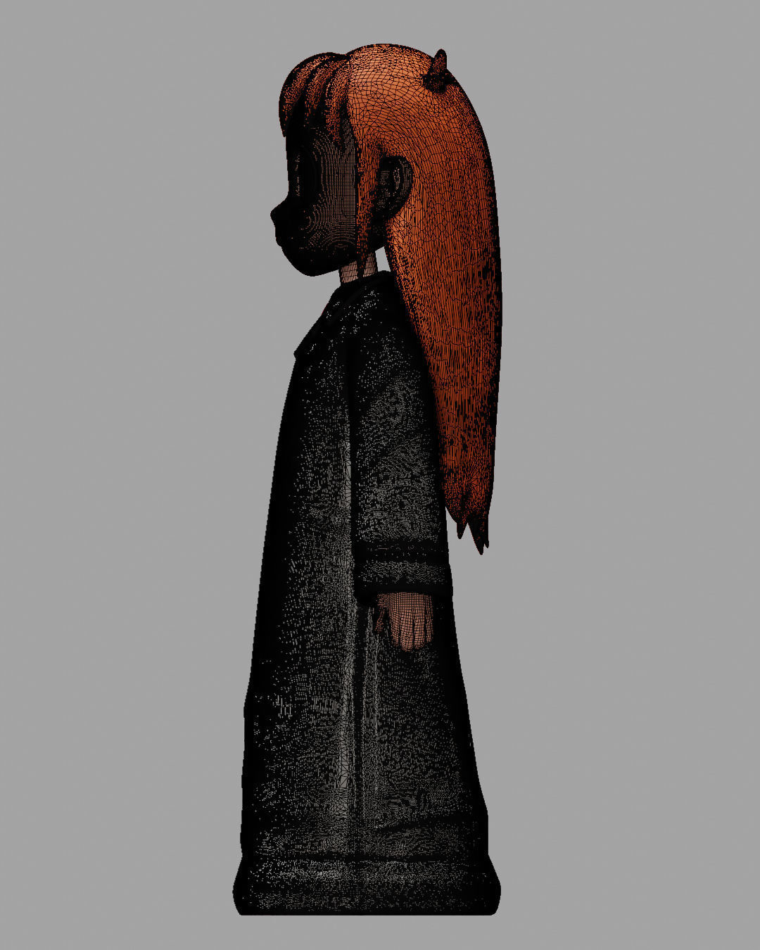 Hakase From Nichijou 3D free 3D model | CGTrader