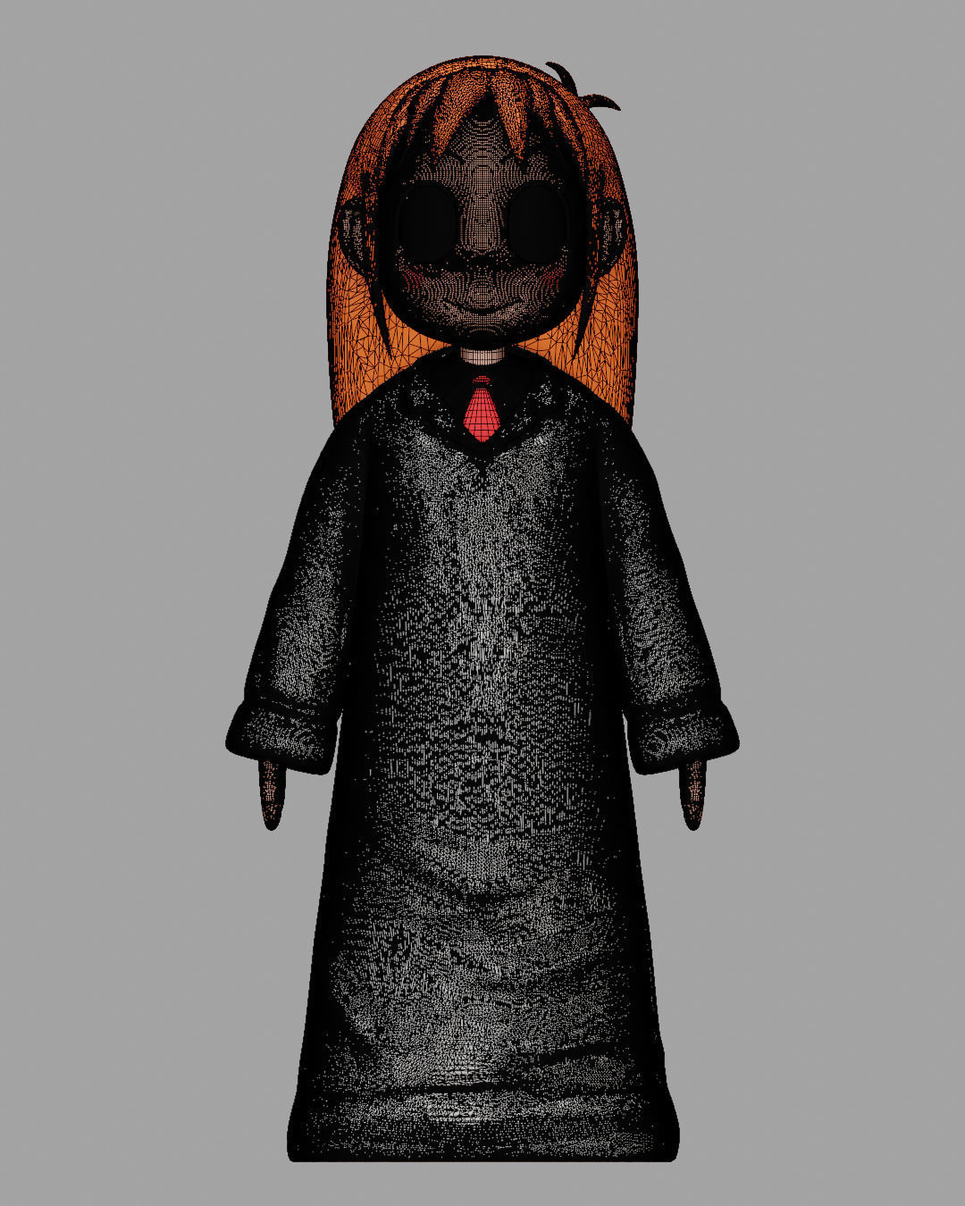 Hakase From Nichijou 3D free 3D model | CGTrader