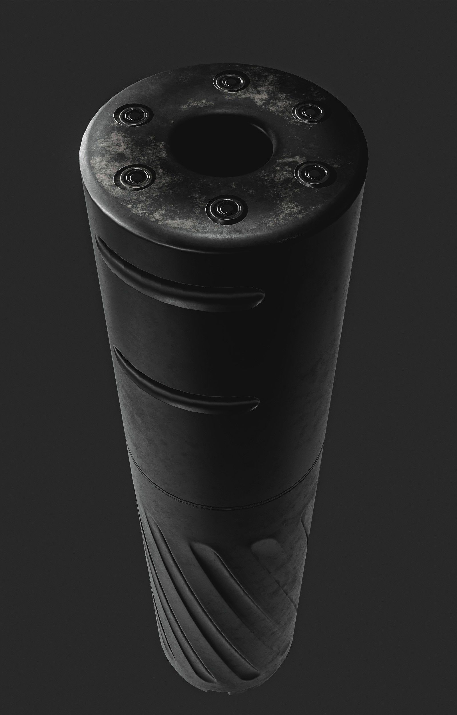 3D model Gun Silencer VR / AR / low-poly | CGTrader