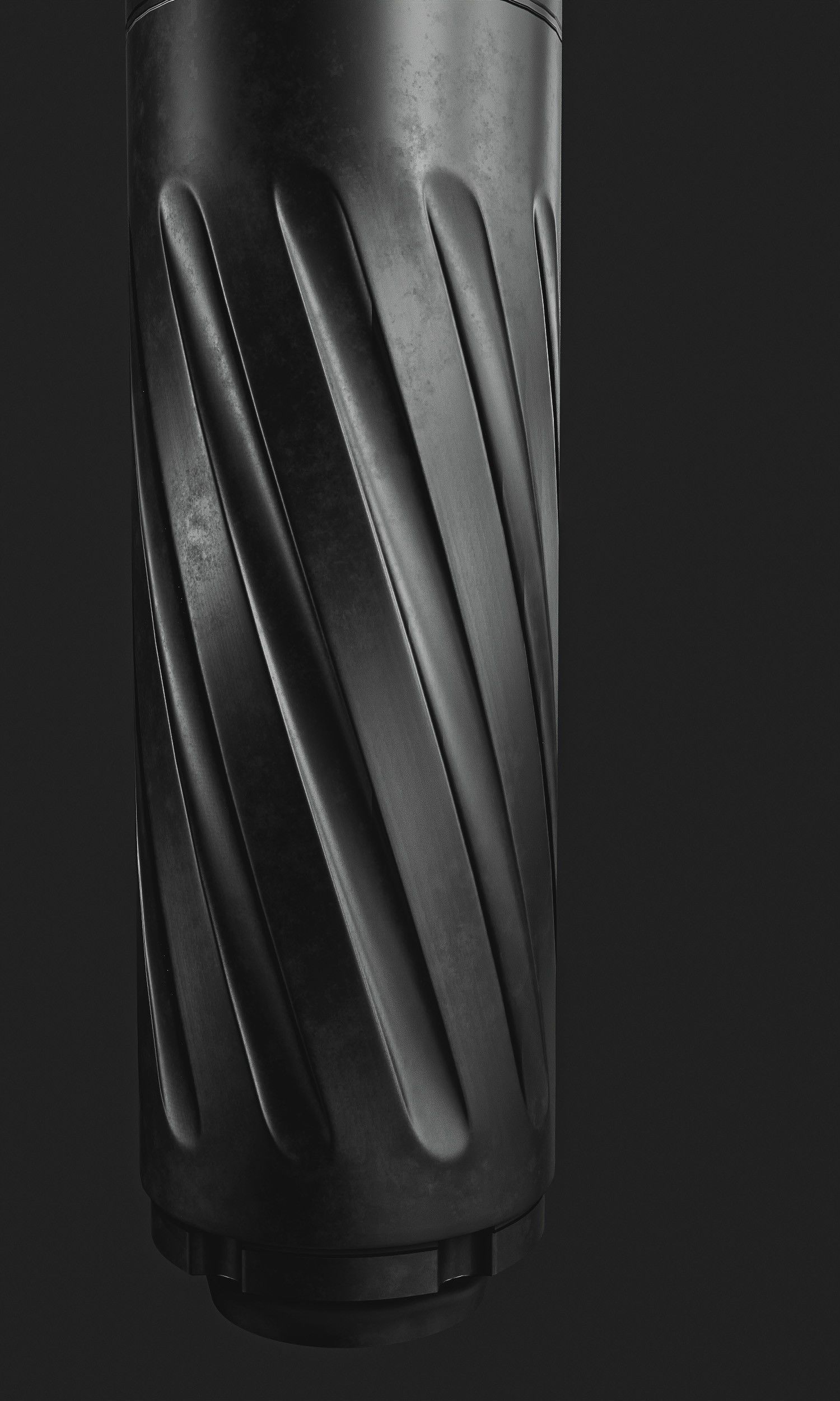 3D model Gun Silencer VR / AR / low-poly | CGTrader