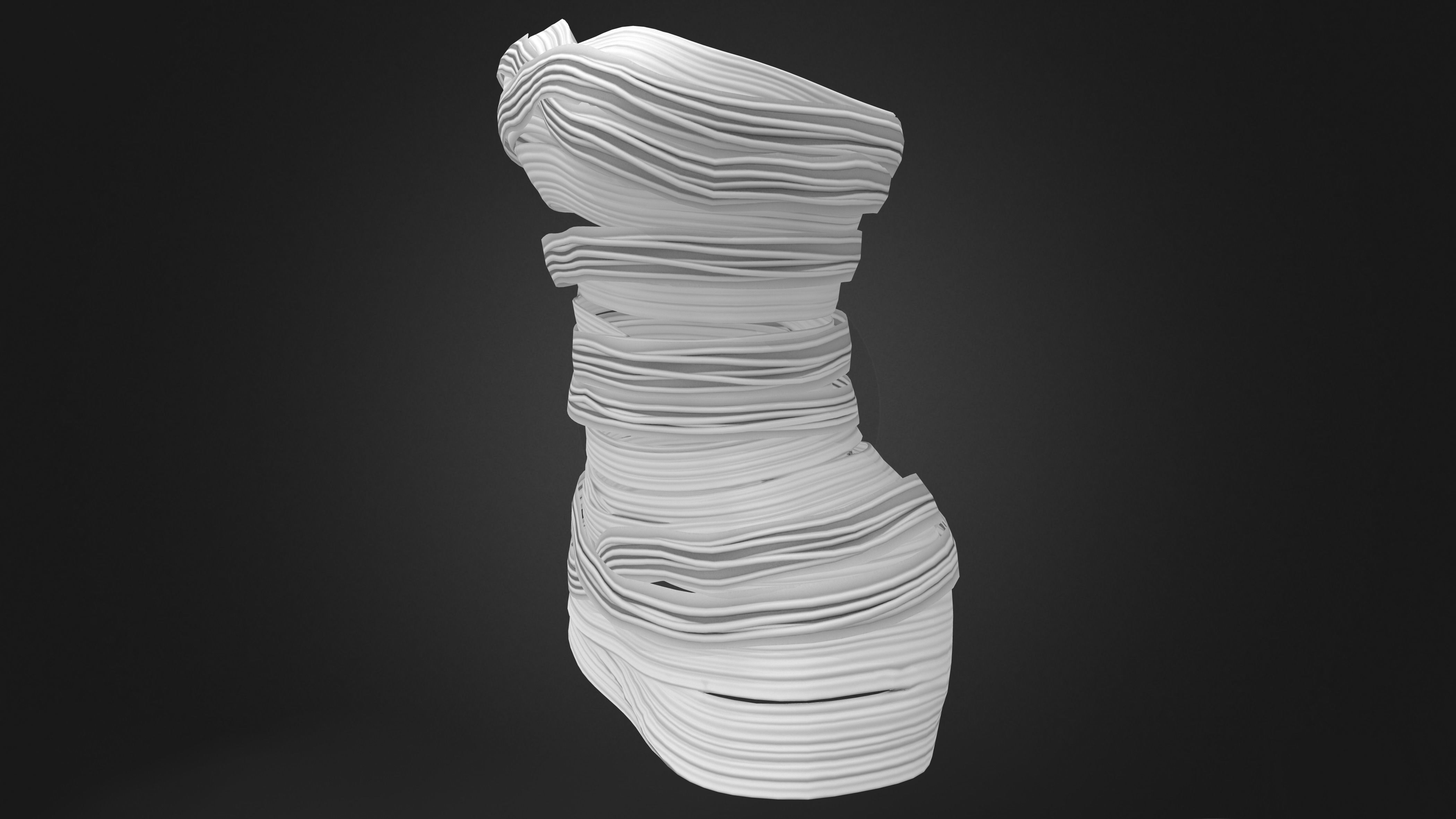 3D model Spaghetti Girl Outfit VR / AR / low-poly | CGTrader
