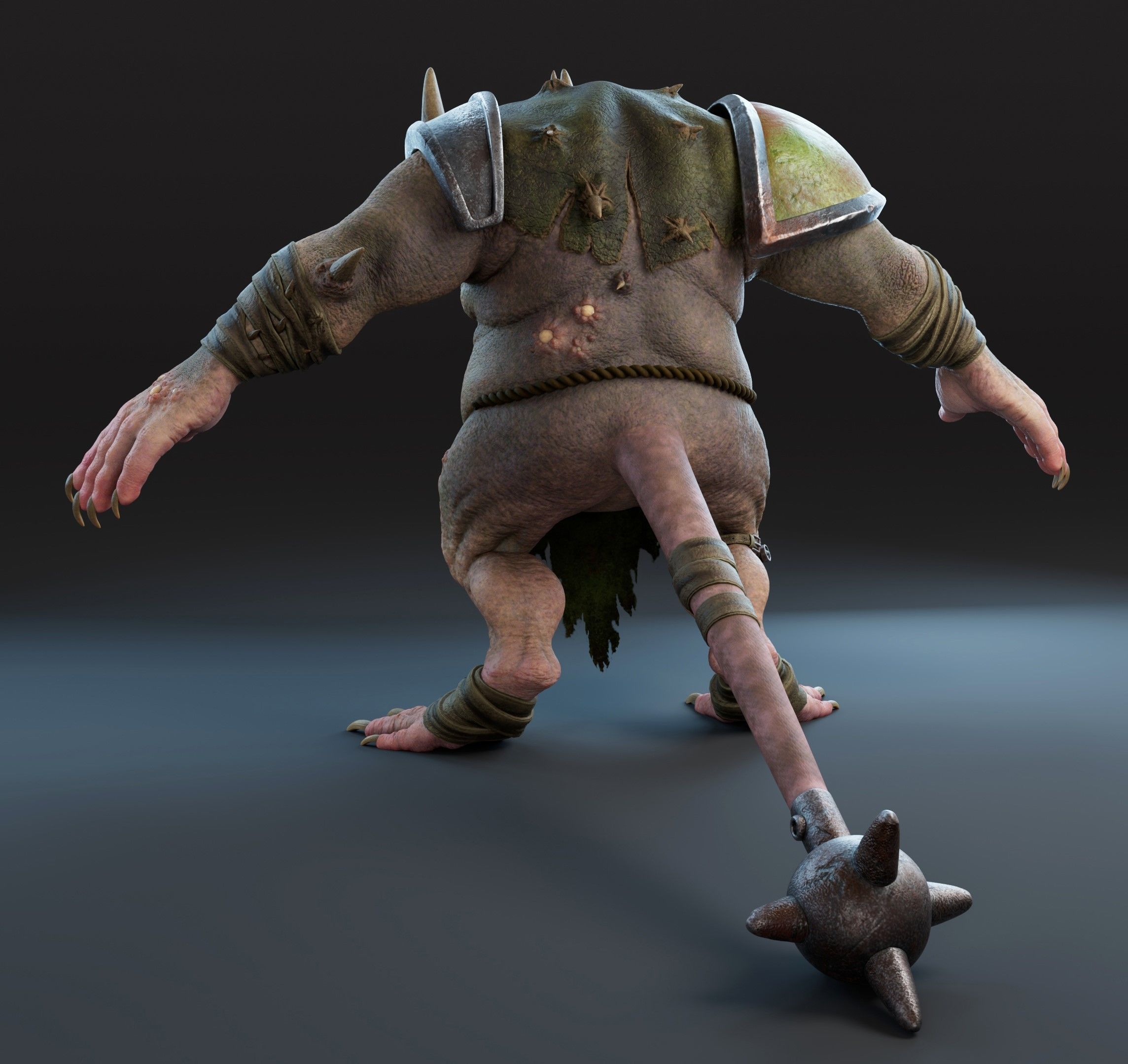 Fat Skaven Rat 3D model | CGTrader