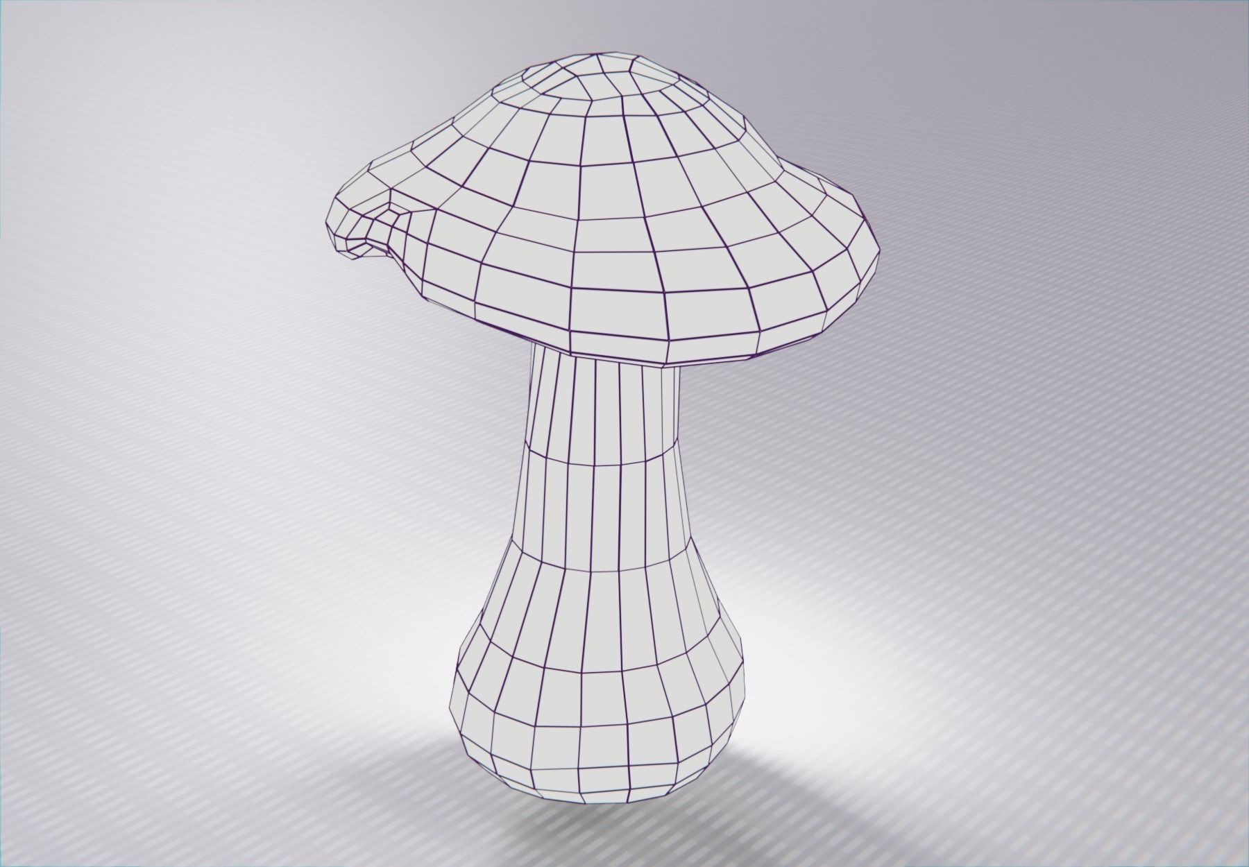 3D model Mushroom plus Emissive Texture VR / AR / low-poly | CGTrader