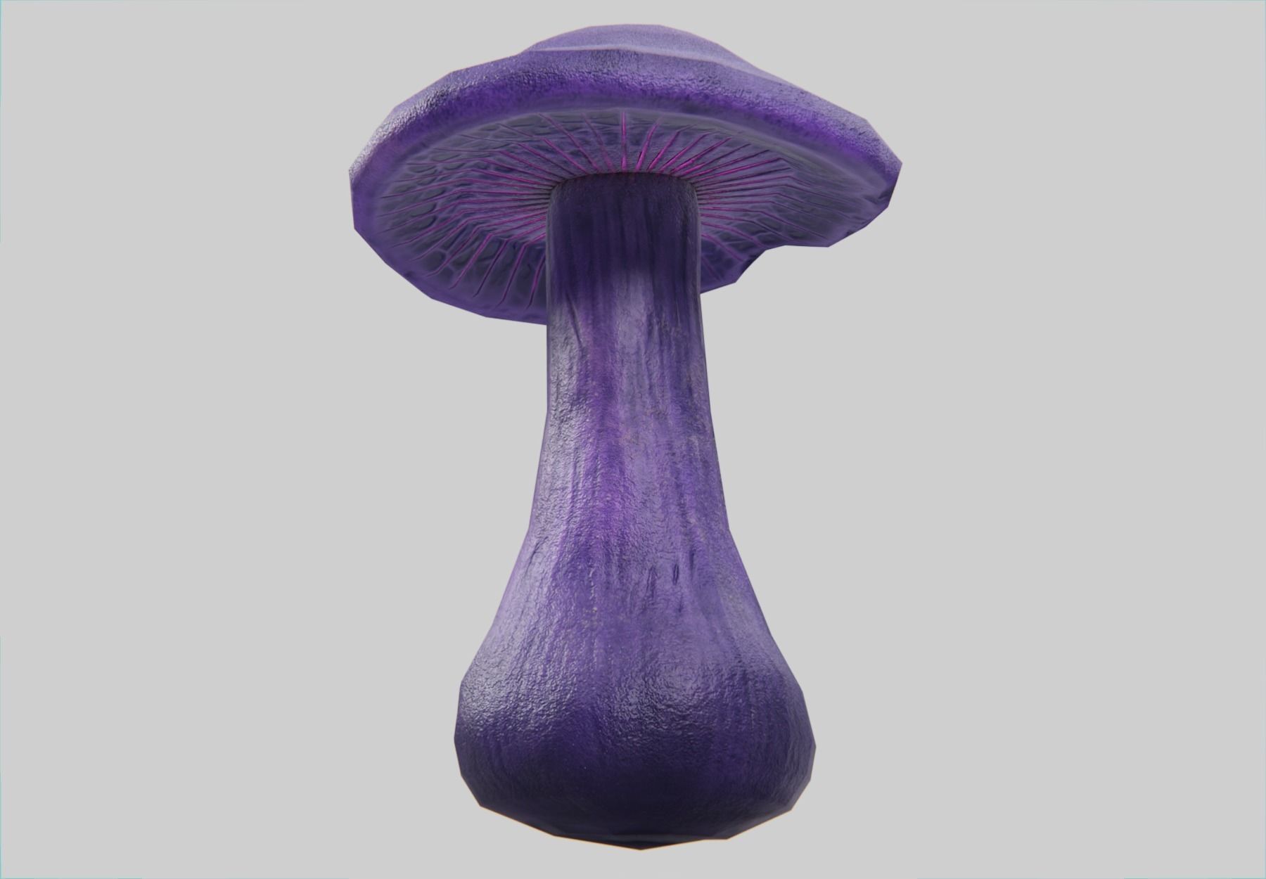 3D model Mushroom plus Emissive Texture VR / AR / low-poly | CGTrader