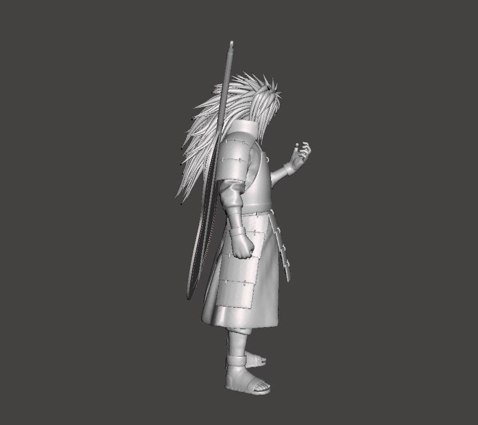 Uchiha Madara 3D Model 3D model 3D printable | CGTrader