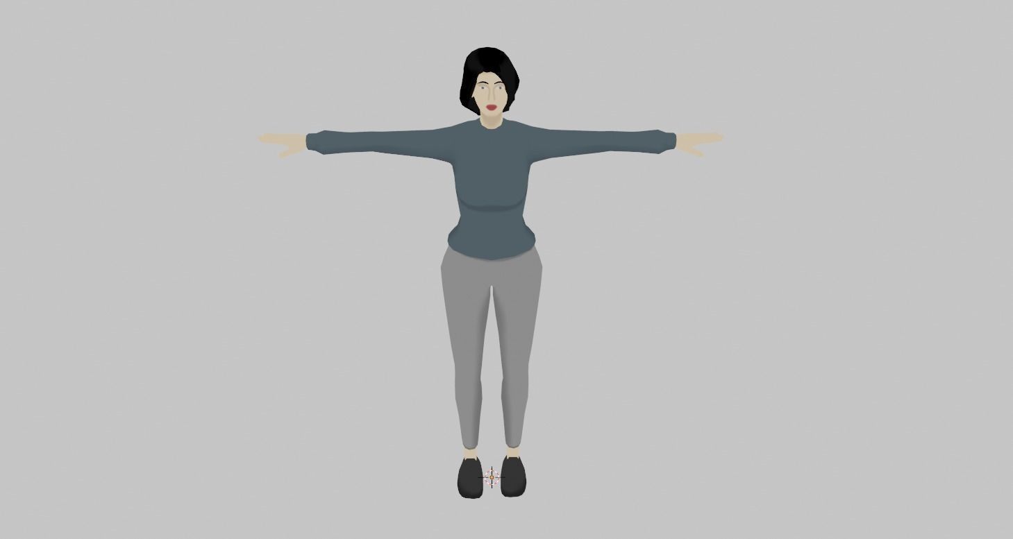 3D model 3D Low Poly Characters man VR / AR / low-poly | CGTrader