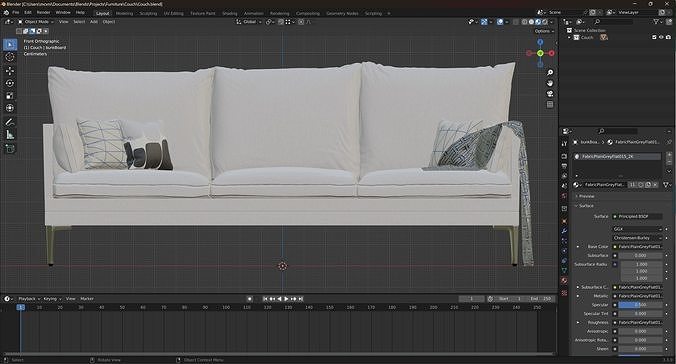 My First Couch - Textures NOT Included - See Description 3D model ...