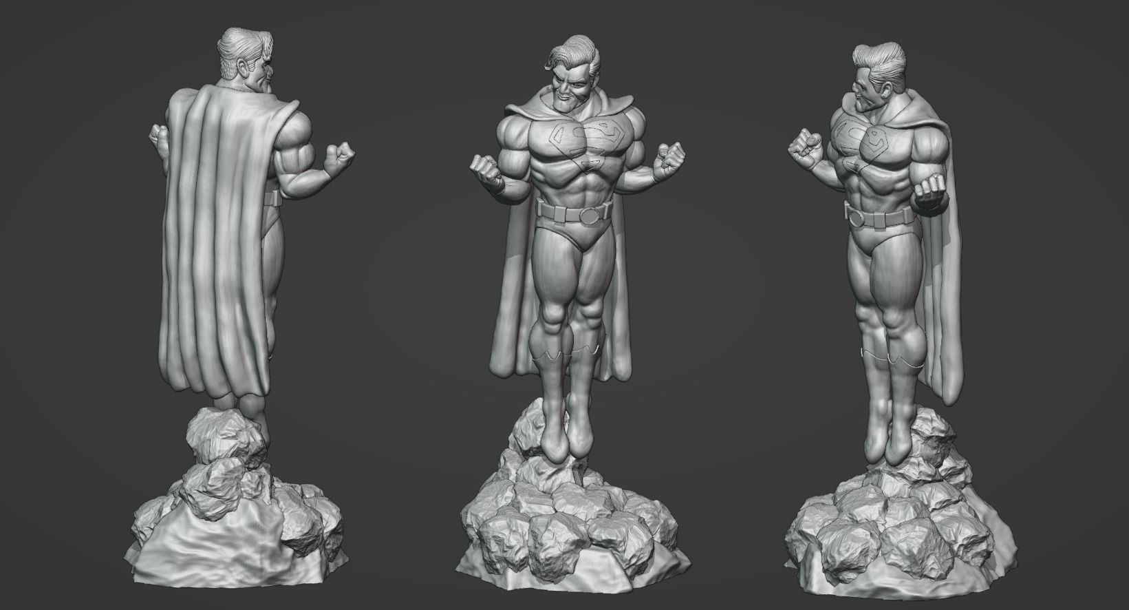 Superman DC comics 3D model 3D printable | CGTrader