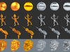 Stylized Metals Pack 1 MatCaps for Zbrush 3D model | CGTrader