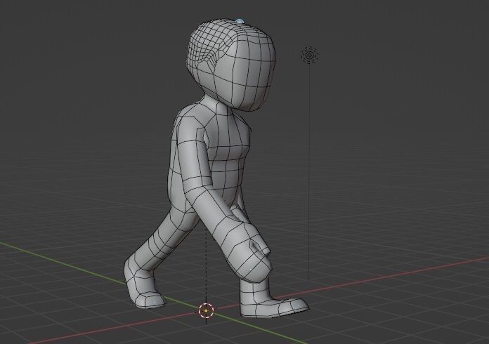 Low Poly Base Mesh Character free 3D model animated rigged | CGTrader