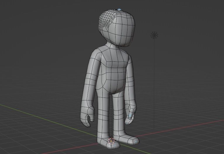 Low Poly Base Mesh Character free 3D model animated rigged | CGTrader