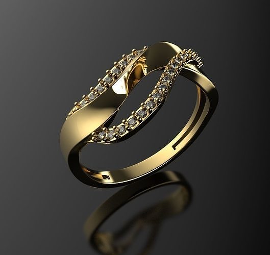 Ring ribbon plexus 3D model 3D printable | CGTrader