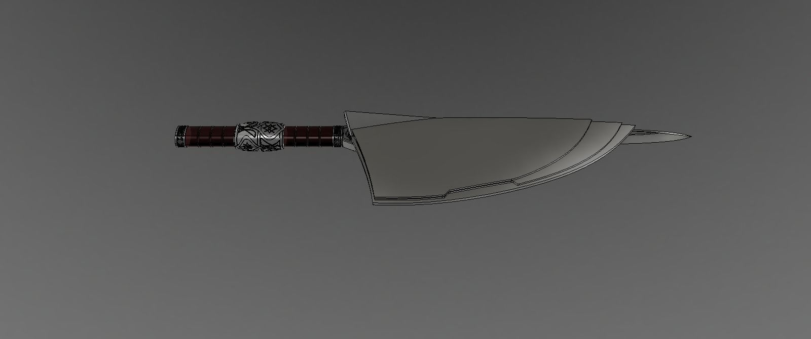 Lady Sif sword and Shield 3D model 3D printable | CGTrader