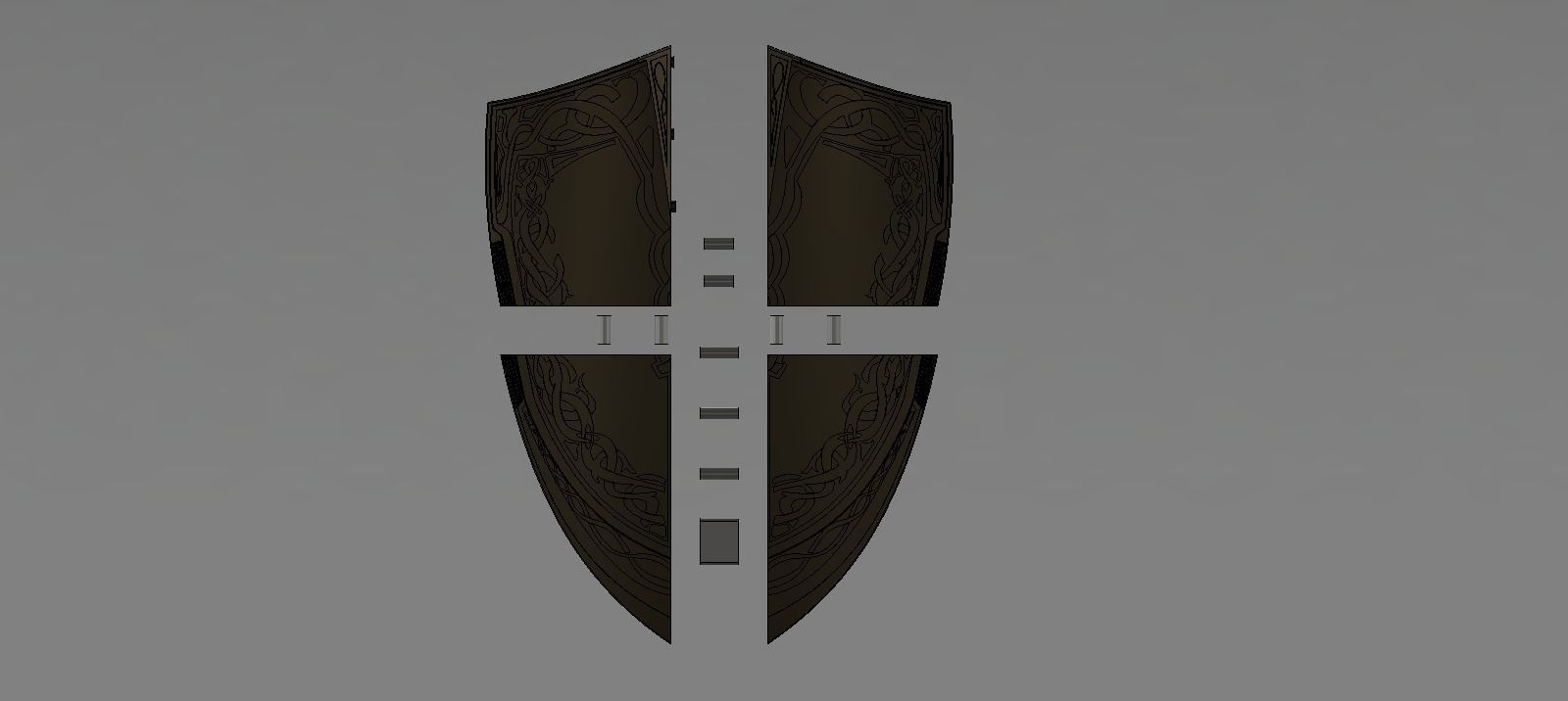 Lady Sif sword and Shield 3D model 3D printable | CGTrader