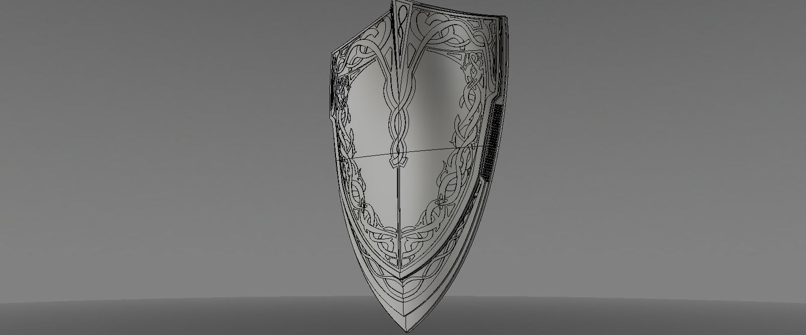 Lady Sif sword and Shield 3D model 3D printable | CGTrader