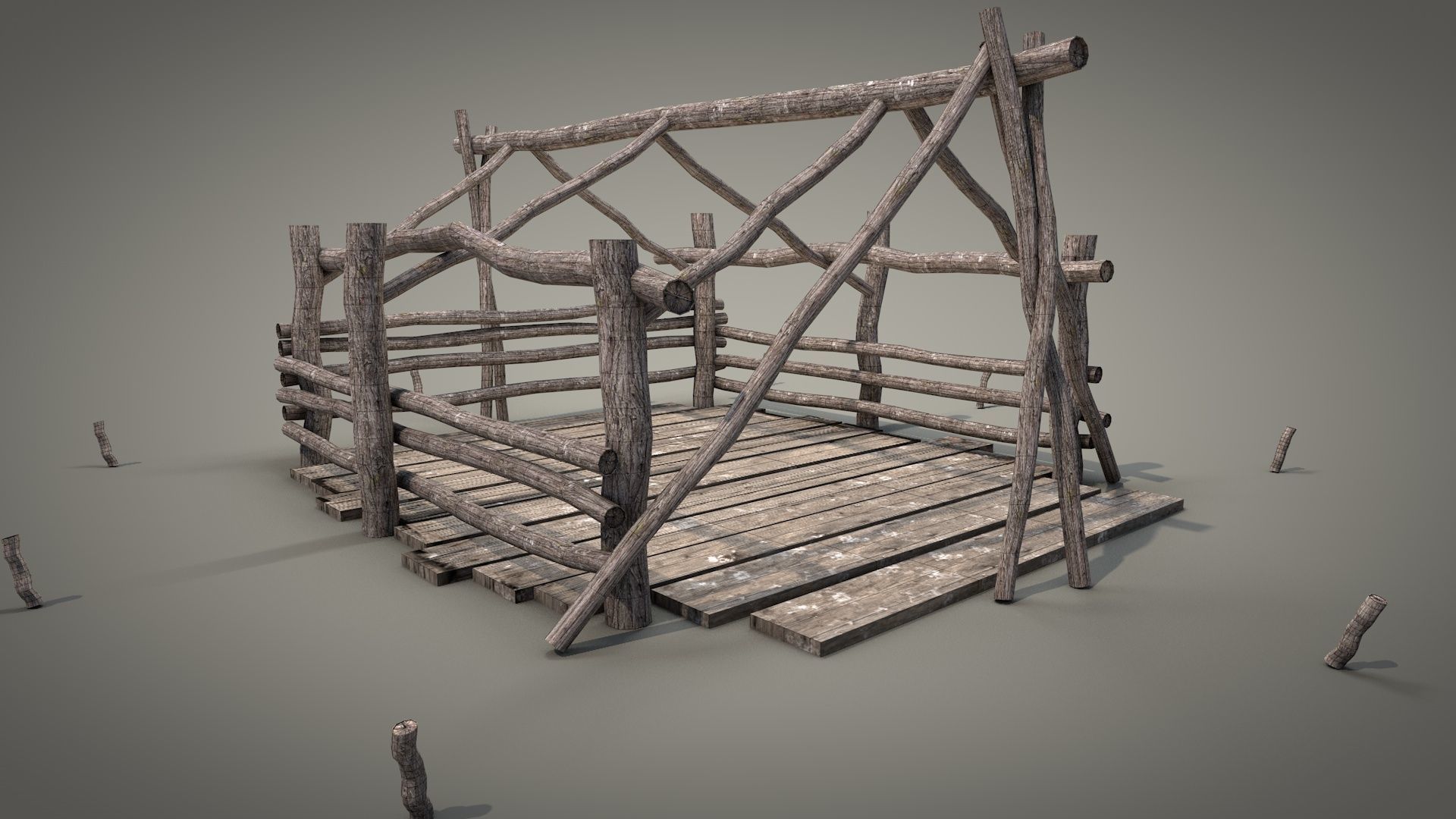 Survival Tent v6 3D model | CGTrader