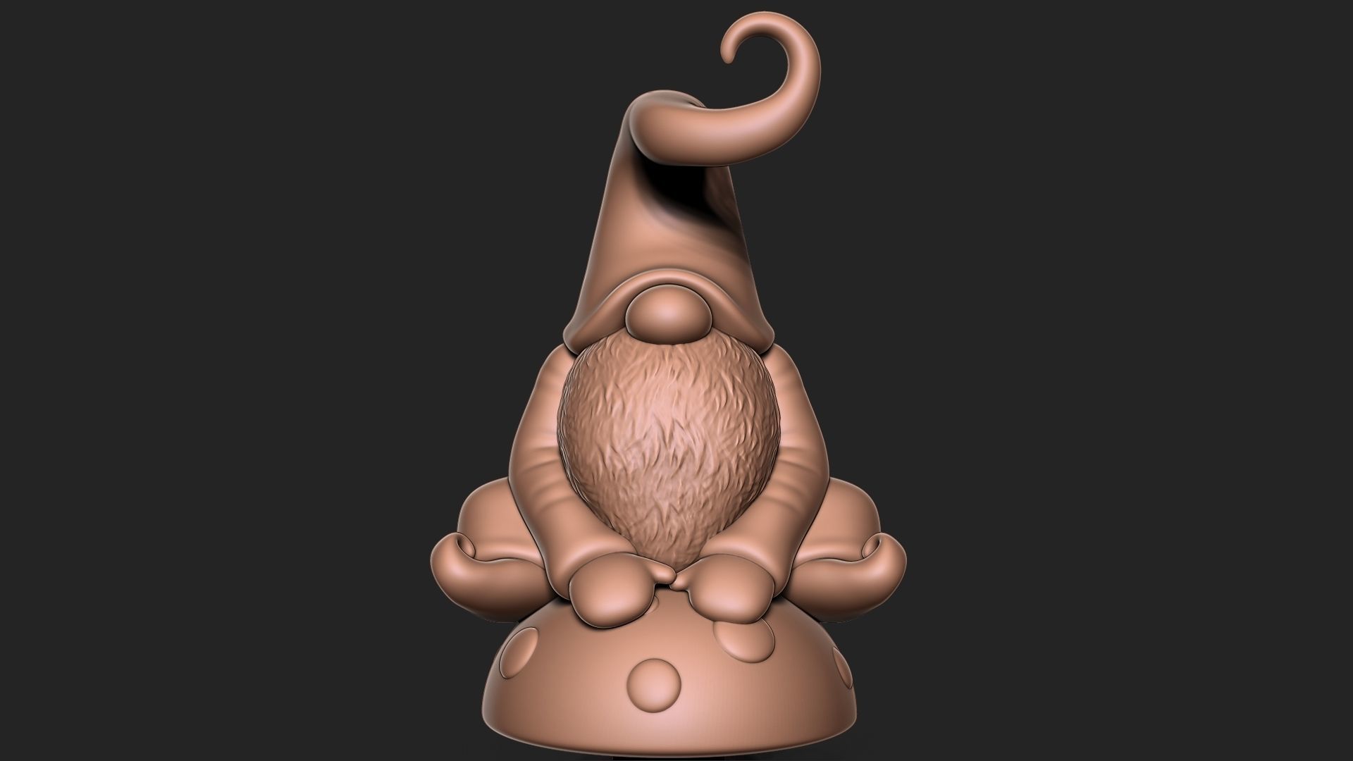 Garden Gnome 3D model 3D printable | CGTrader