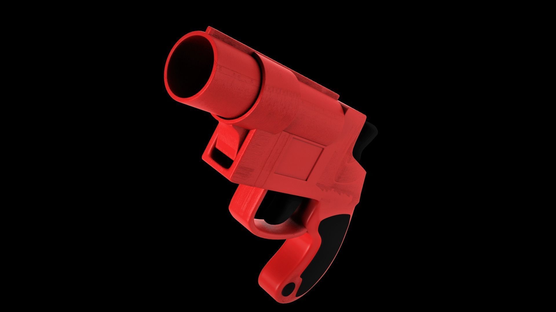 Detailed Flare Gun 3D model animated rigged | CGTrader