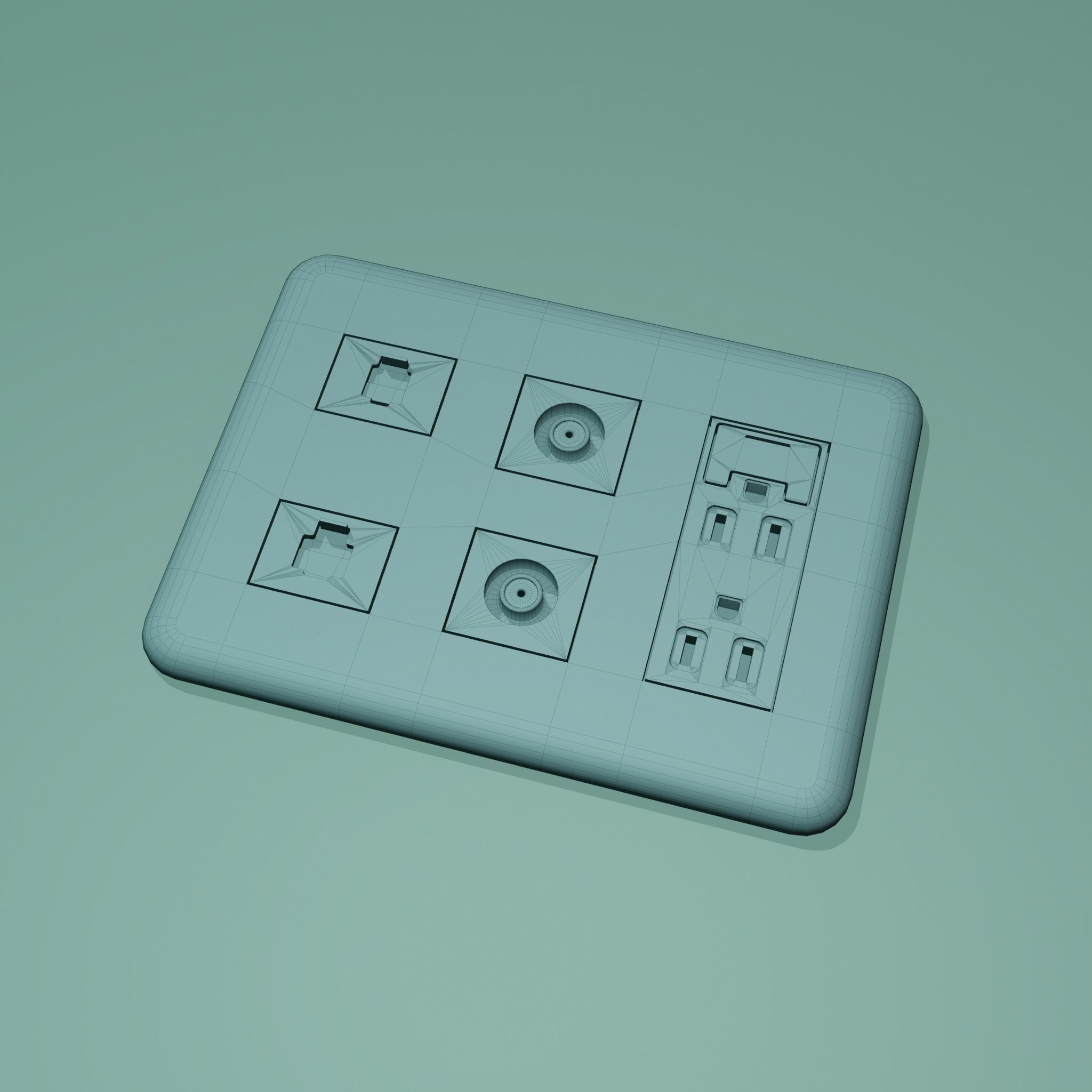 socket power outlet free 3D model | CGTrader