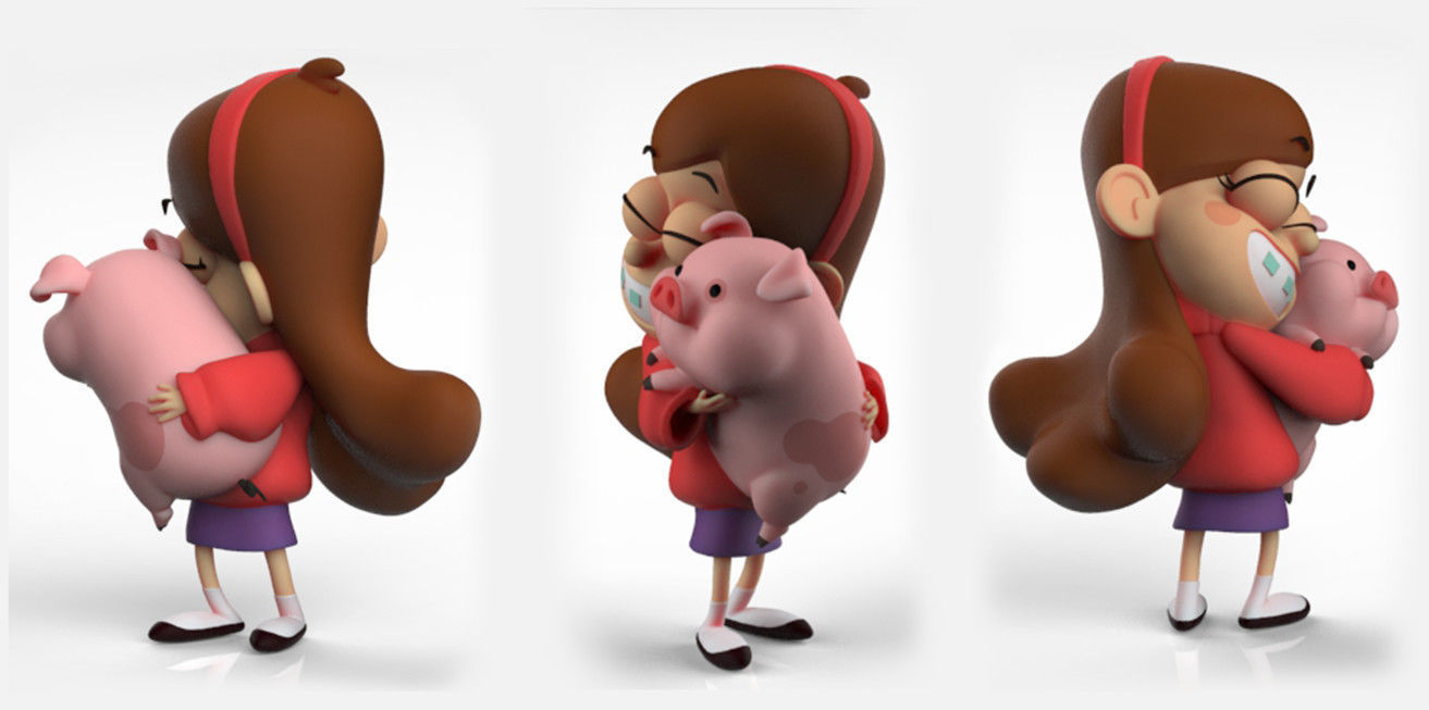 Mabel Pines Gravity Falls 3D model 3D printable | CGTrader