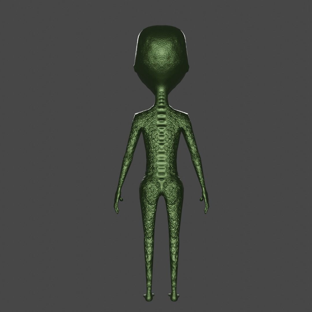 Alien free VR / AR / low-poly 3D model animated rigged | CGTrader