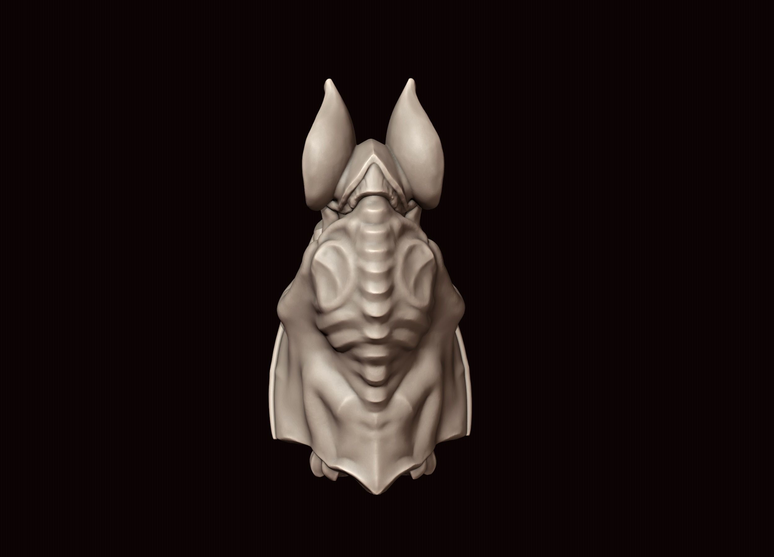 Gothic Bat Statue Gargoyle 3D model 3D printable | CGTrader