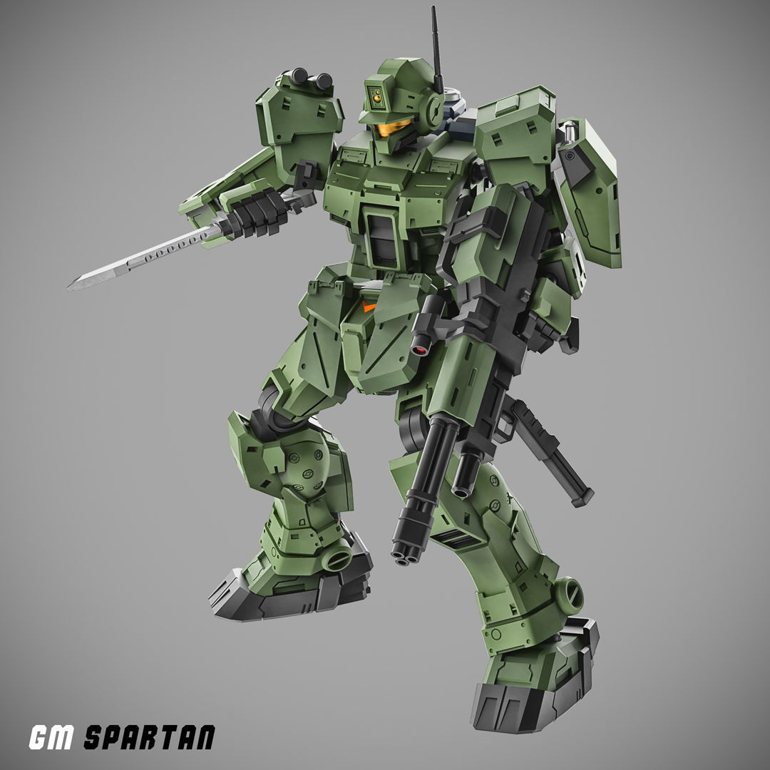 GM Spartan 3d Printable 100mm 3D model 3D printable | CGTrader