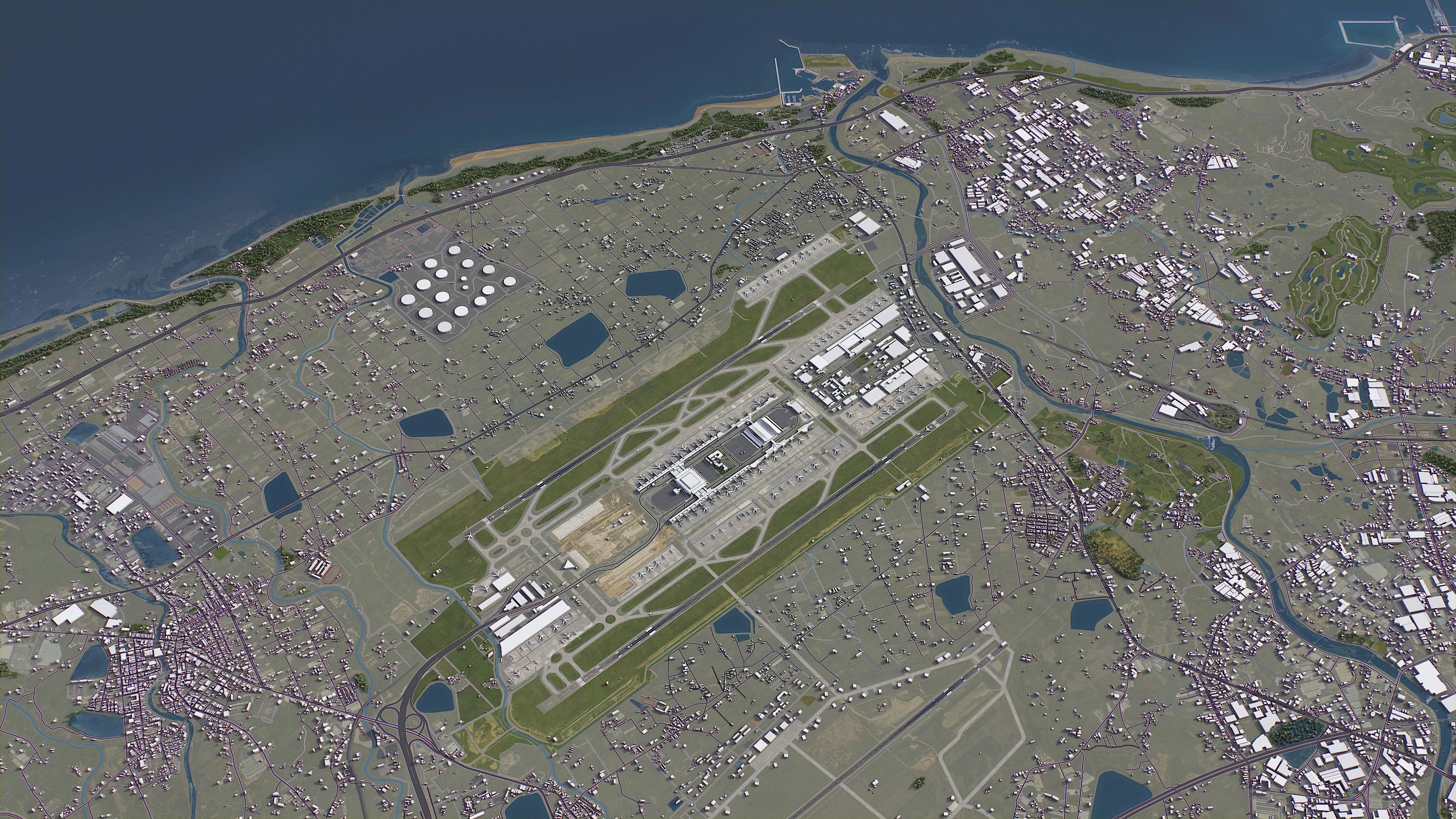 3D model Taoyuan Airport VR / AR / low-poly | CGTrader