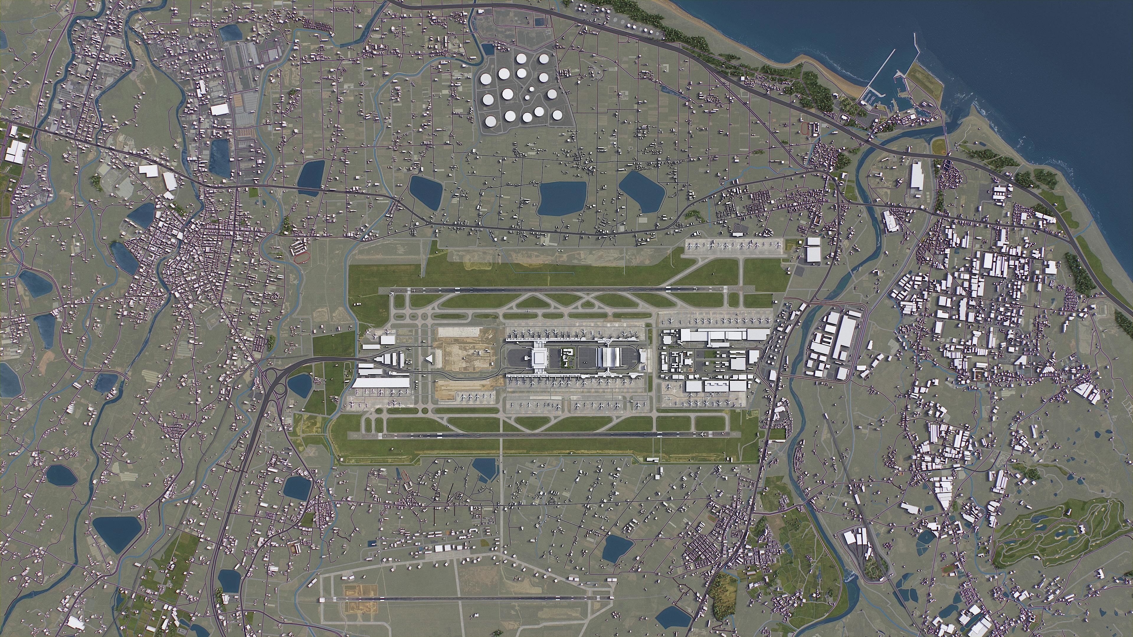 3D model Taoyuan Airport VR / AR / low-poly | CGTrader