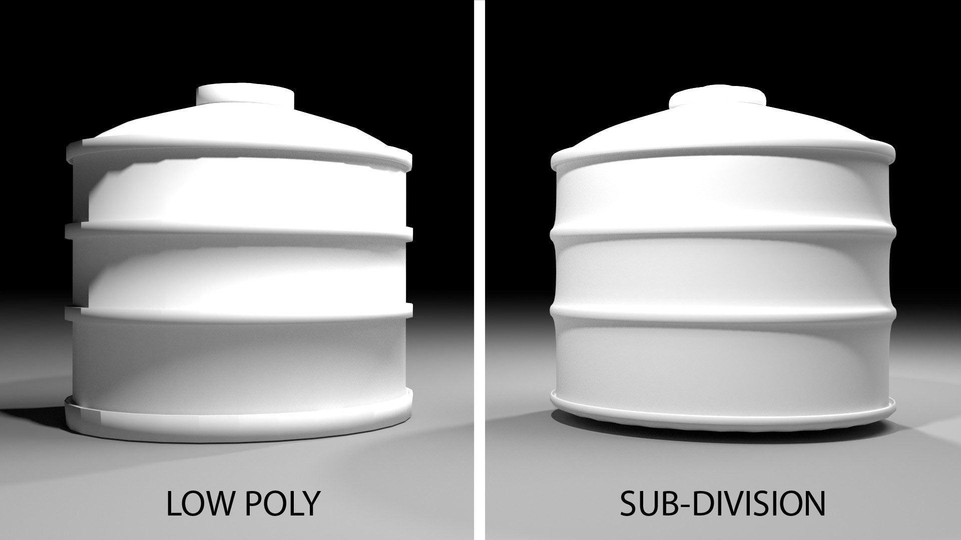 Steel Water Tank 2 3D model | CGTrader