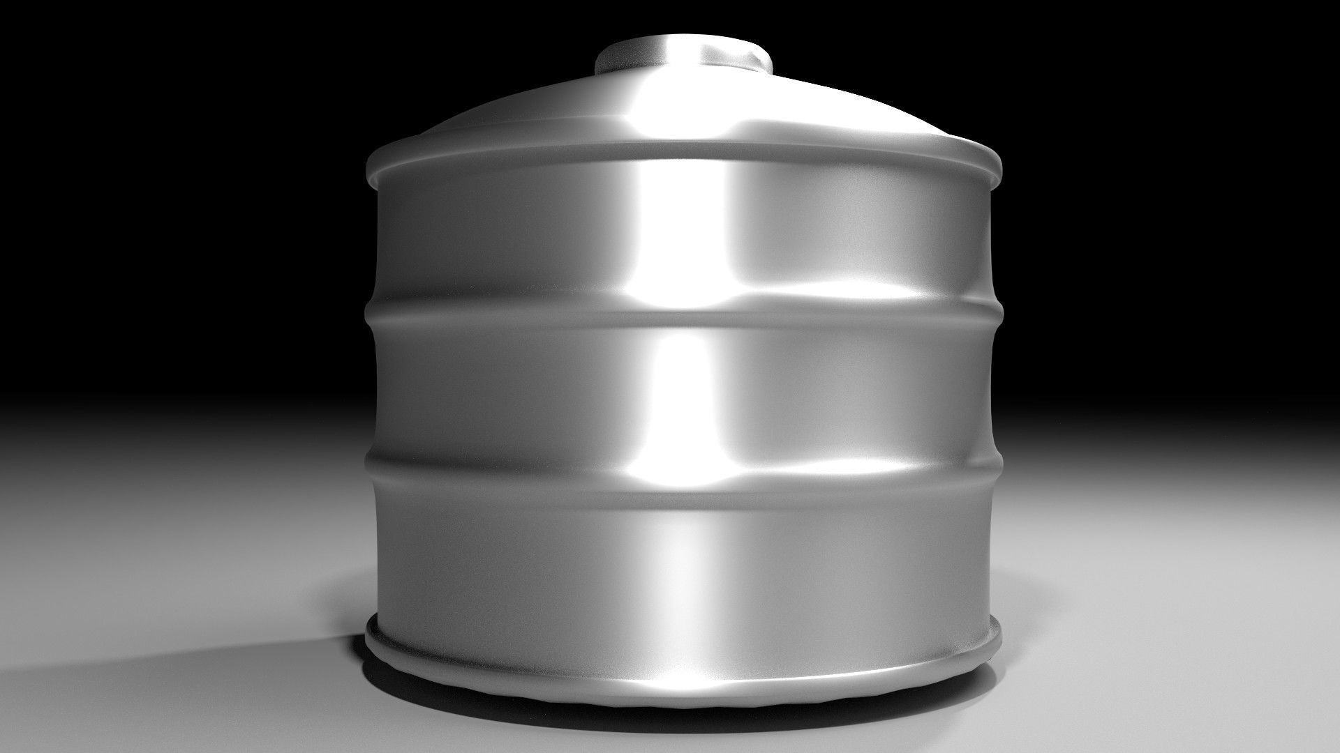 Steel Water Tank 2 3D model | CGTrader