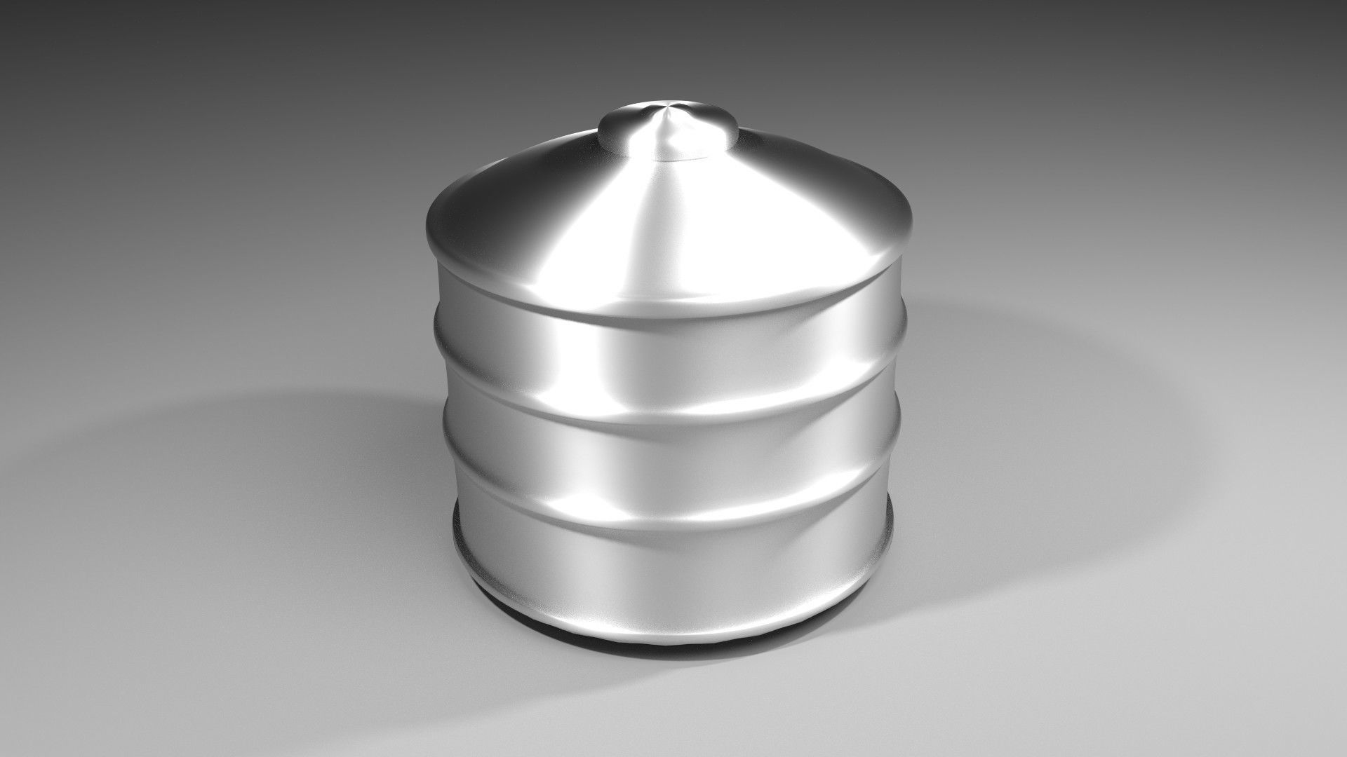 Steel Water Tank 2 3D model | CGTrader