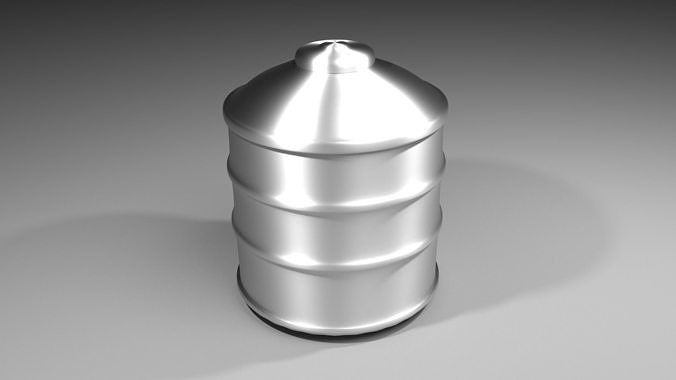 Steel Water Tank 3 3D model | CGTrader