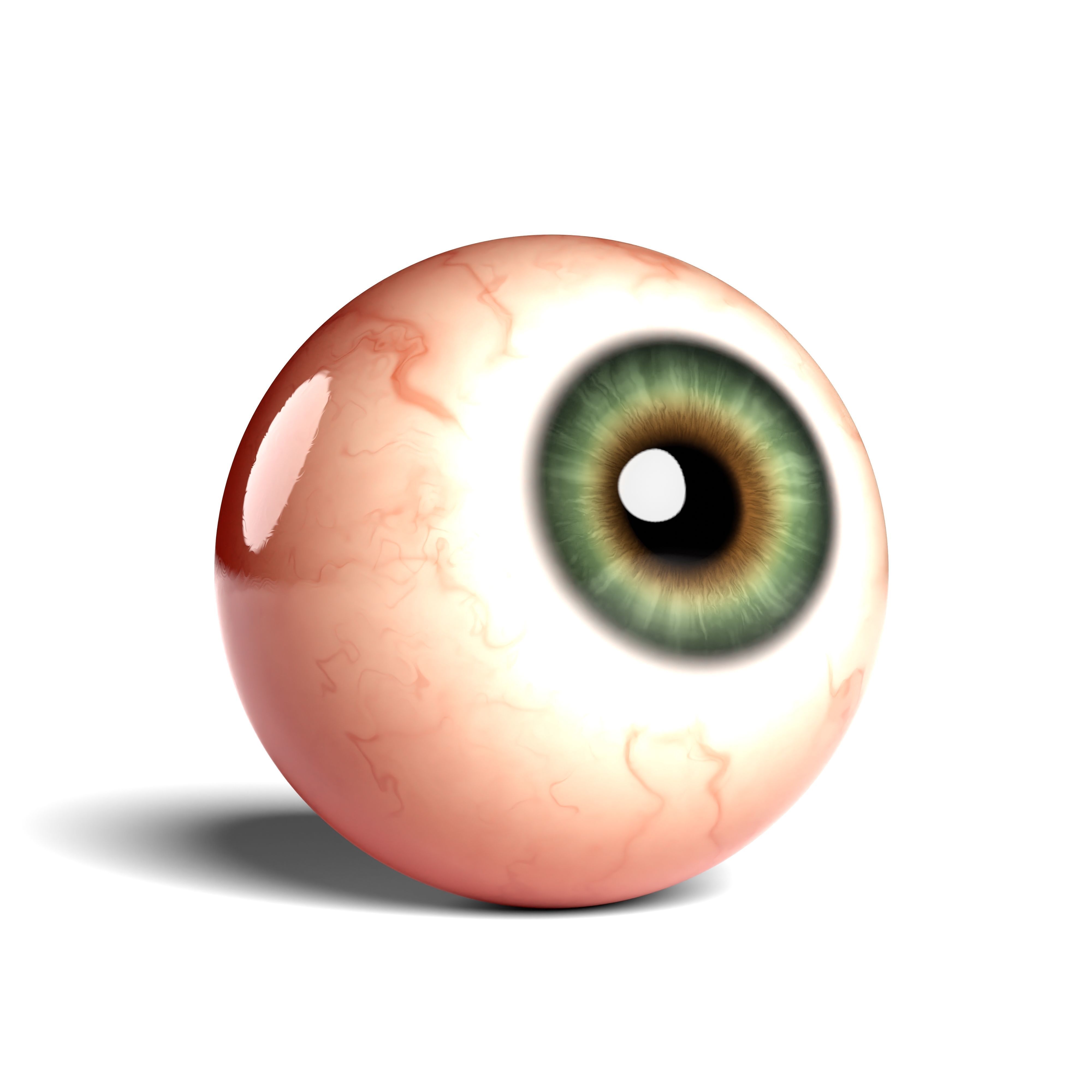 Eyeball Mesh with A Procedural Shader Tree for Blender free VR / AR ...