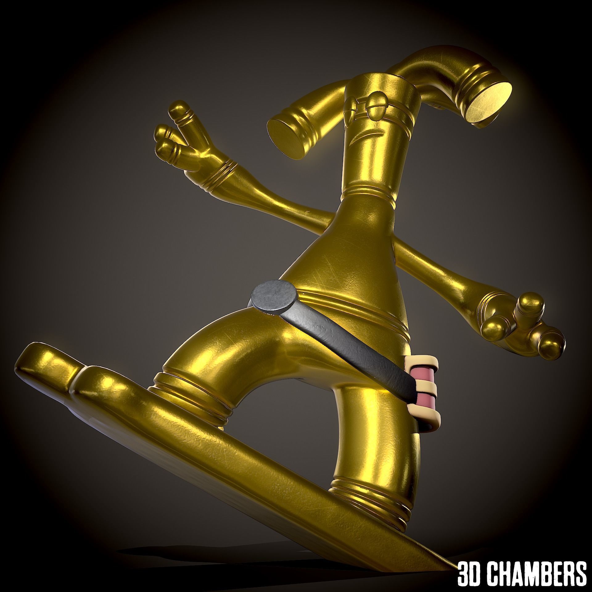 GHOLDENGO STL - POKEMON SCARLET POKEMON VIOLET 3D model 3D printable ...
