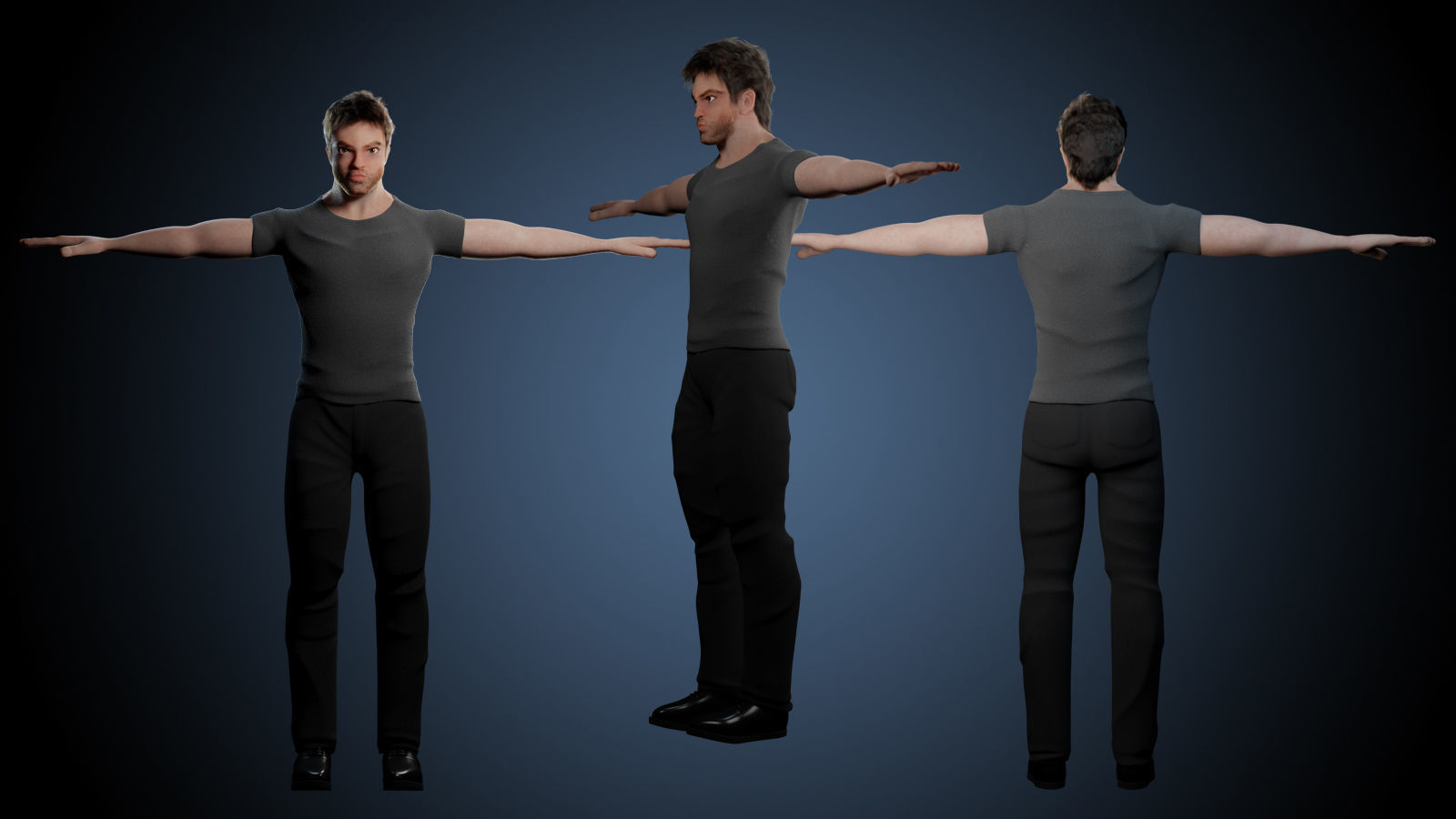 Realistic Character Edward free VR / AR / low-poly 3D model | CGTrader