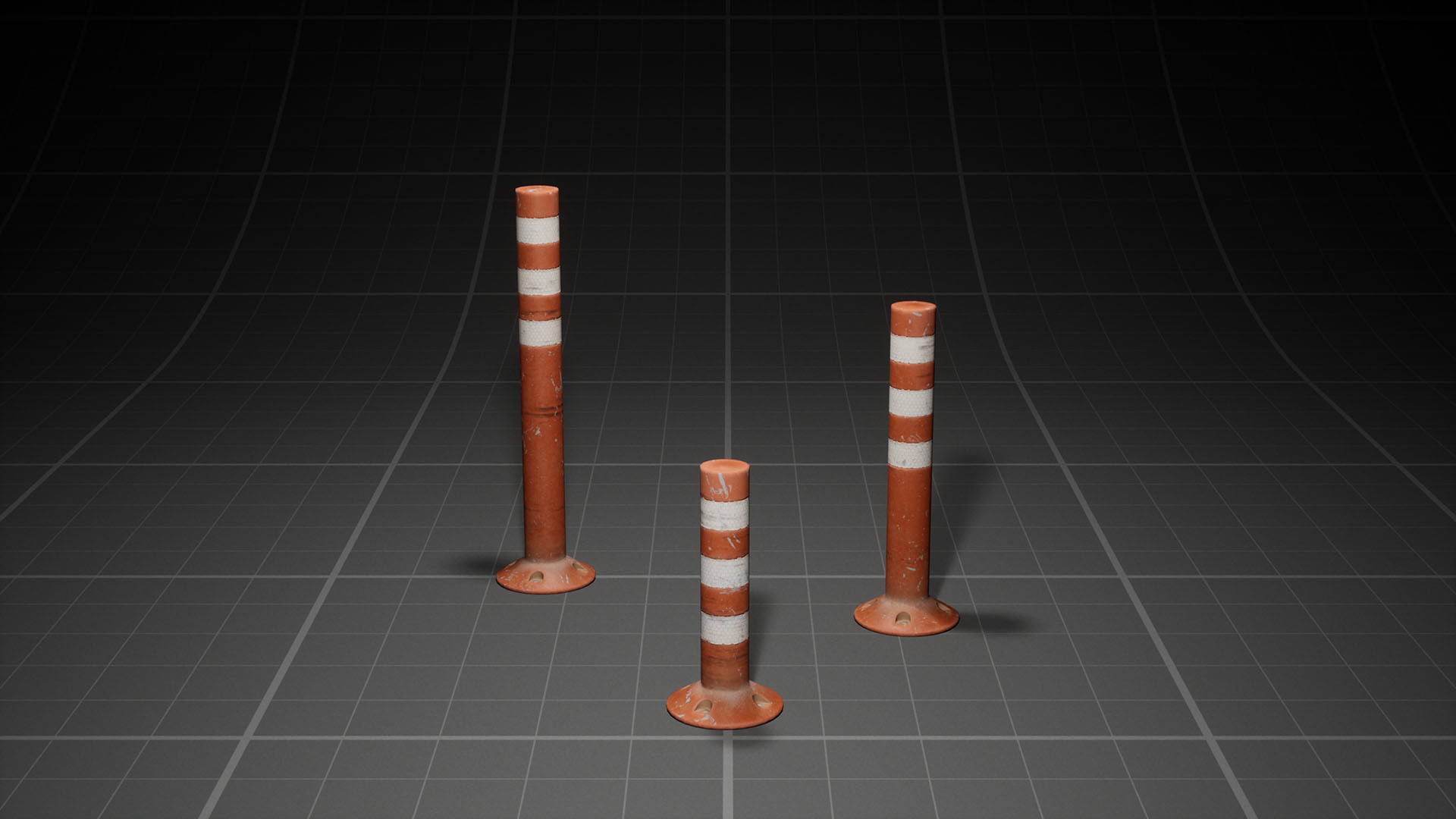 3D model Used Road Props batch01 VR / AR / low-poly | CGTrader