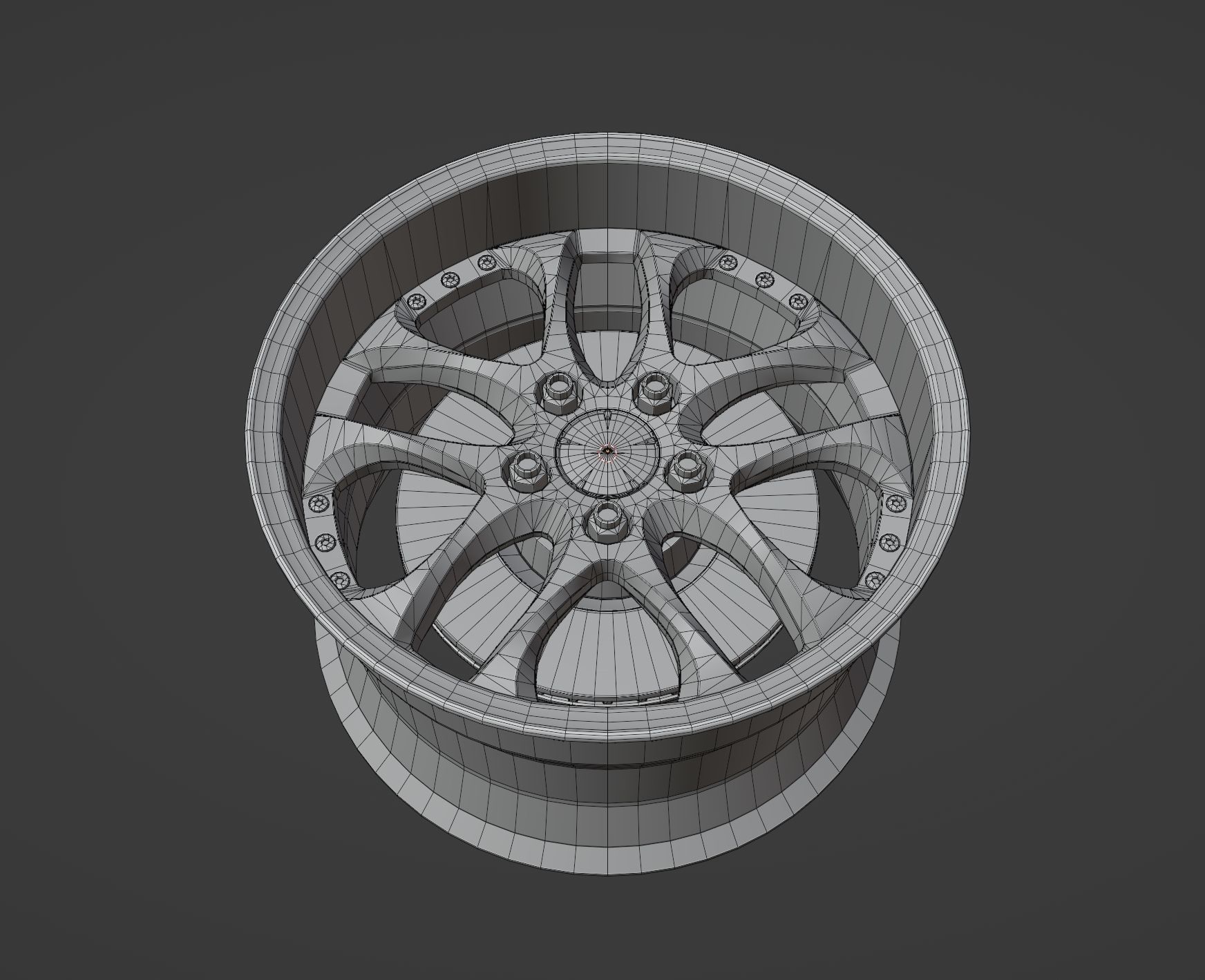 3D model Minerva - 3 Piece Wheels - Game Ready VR / AR / low-poly ...