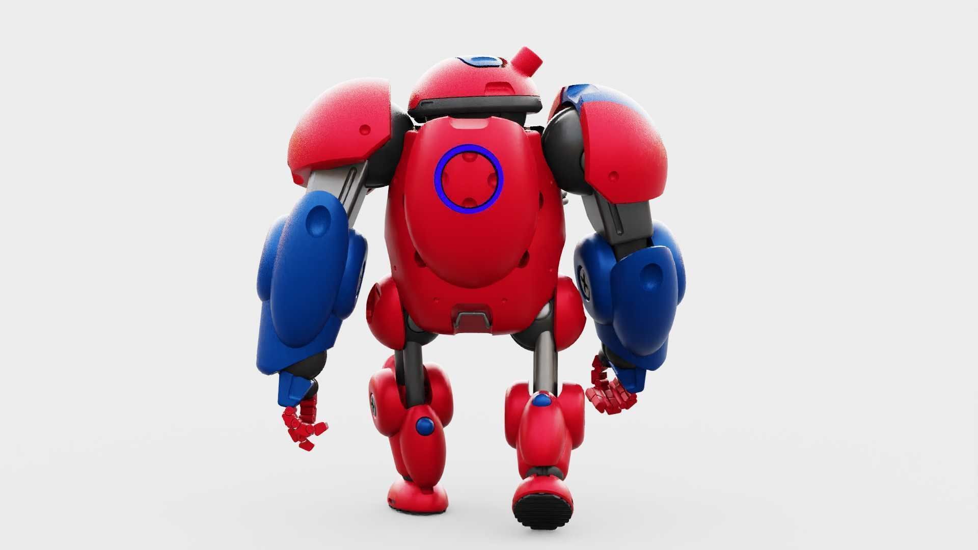 TOY BOT MONG RIGGED 3D model rigged | CGTrader