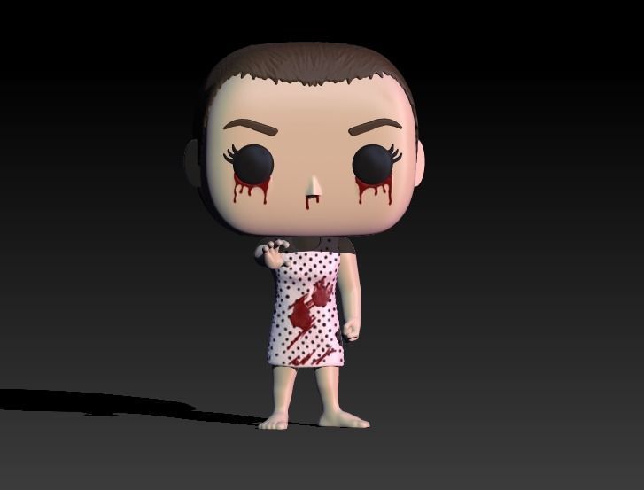 Funko Eleven - Stranger Things 3D model 3D printable | CGTrader