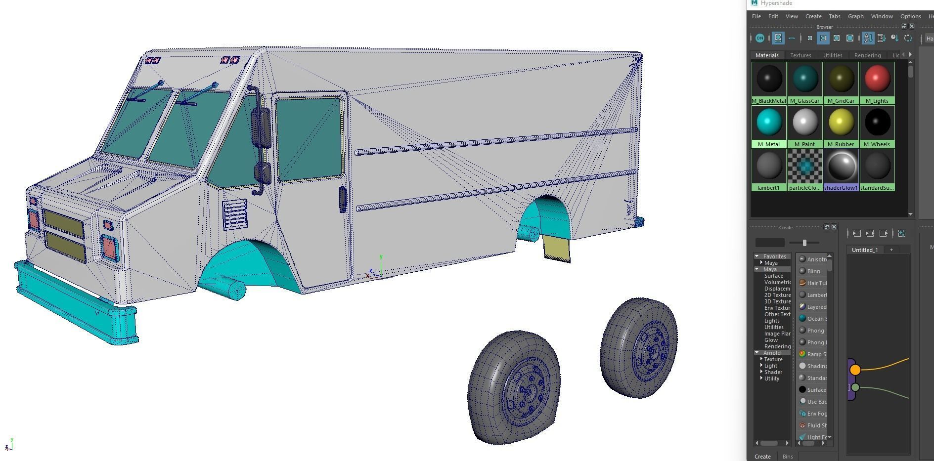 3D model Vehicle Pack - Vans VR / AR / low-poly | CGTrader