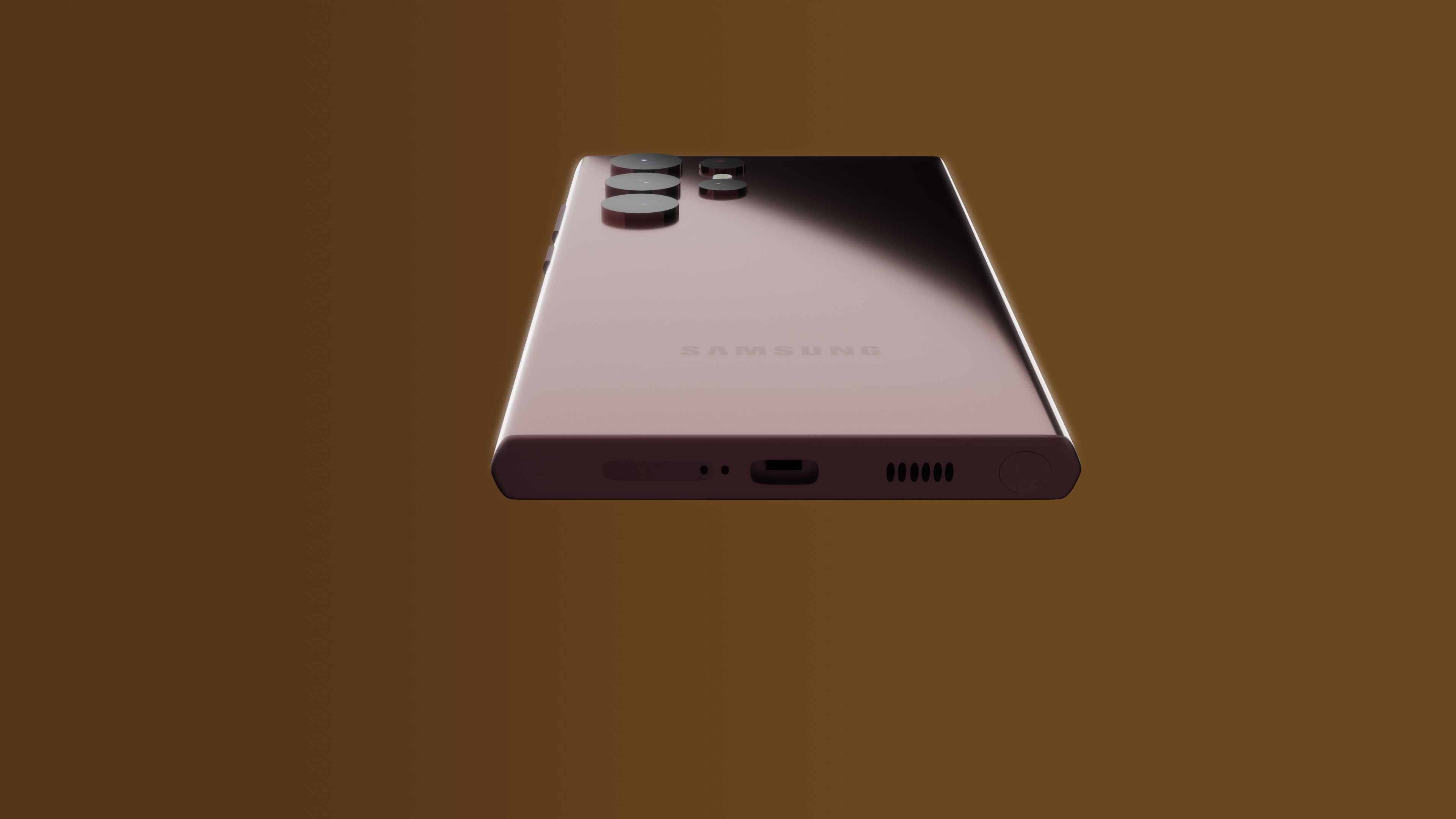 Samsung S22 Ultra 3D Model-Burgundy 3D model | CGTrader